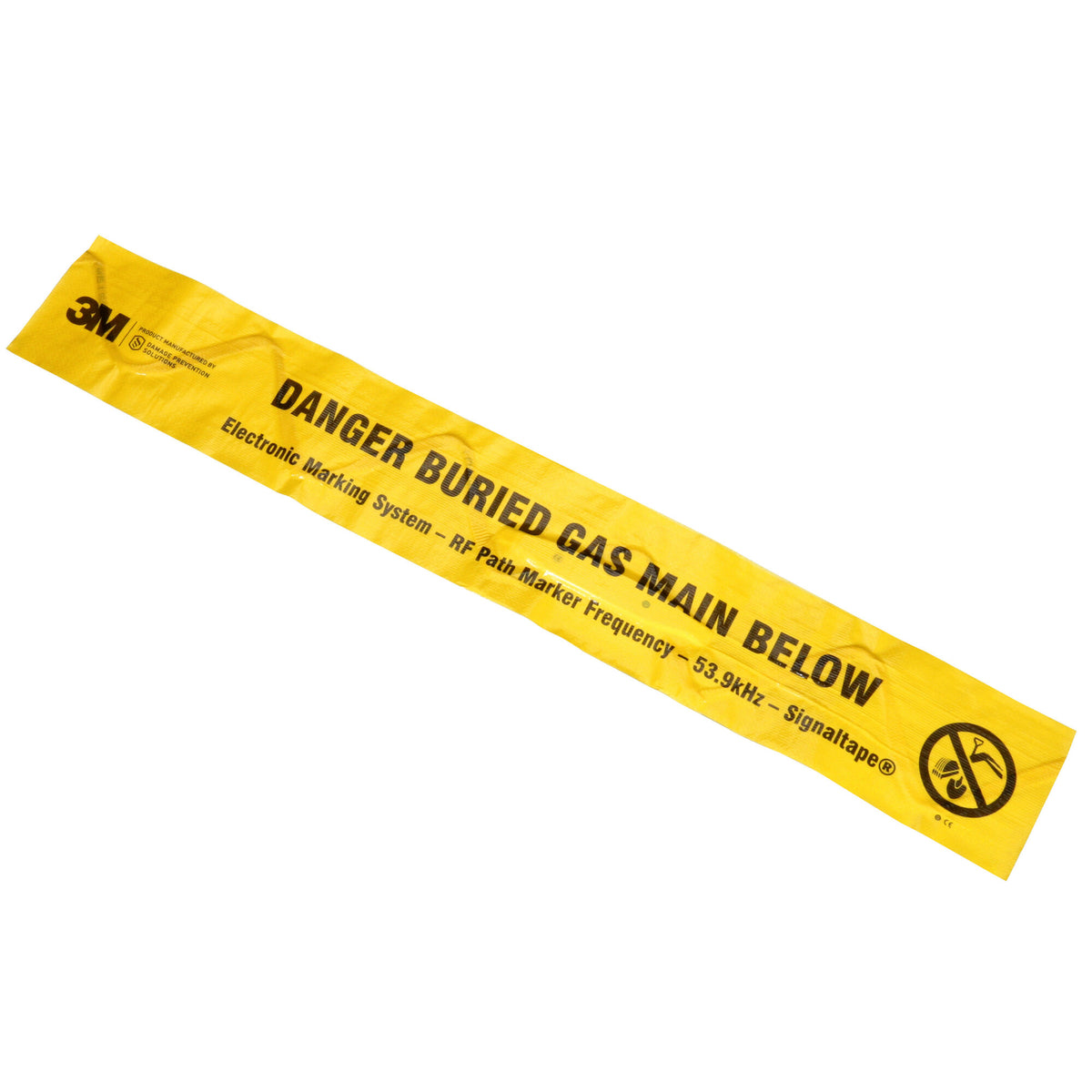 3M Electronic Marking System (EMS) Warning Tape 7905-XT, Yellow, 6 in ...