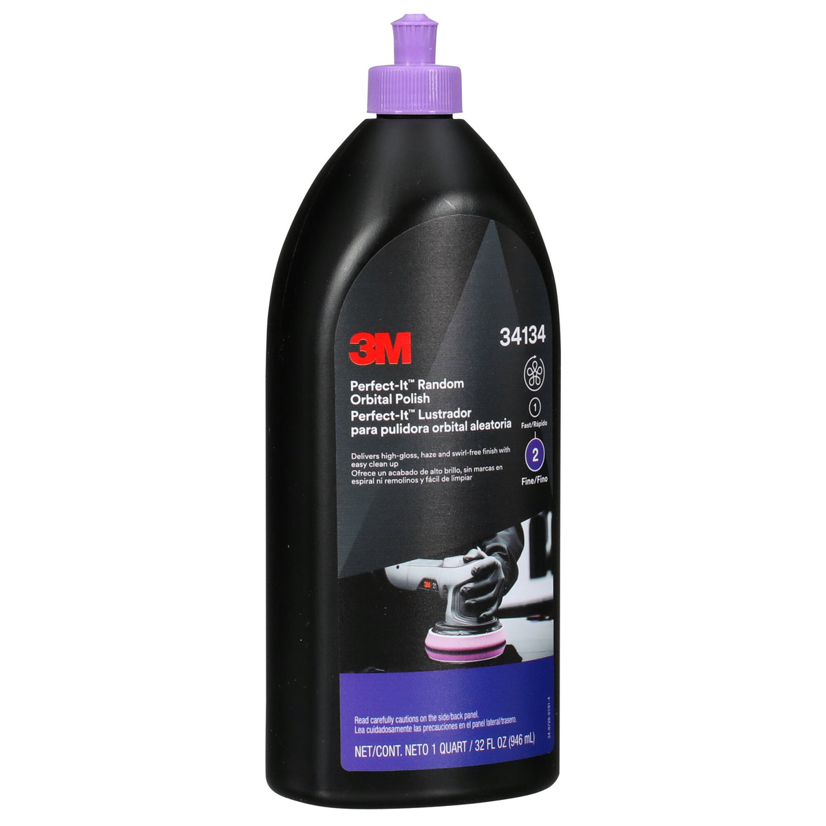 3M Perfect-It Random Orbital Polish 34134, 1 Quart (32 fl oz/946 mL ...