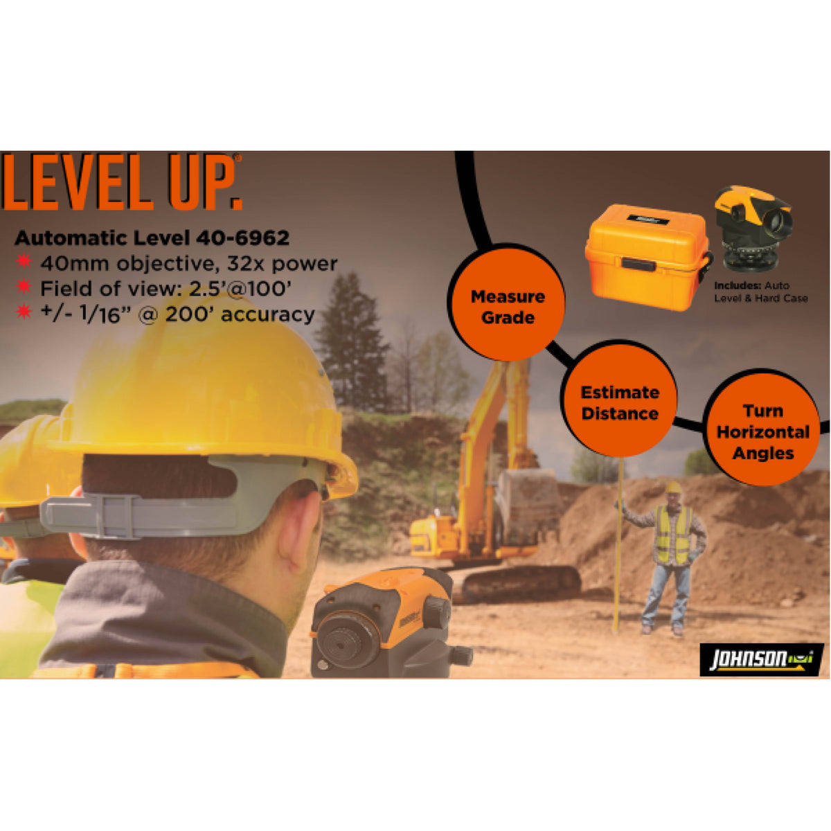 Johnson 40-6962 32X Automatic Level – Haus of Tools