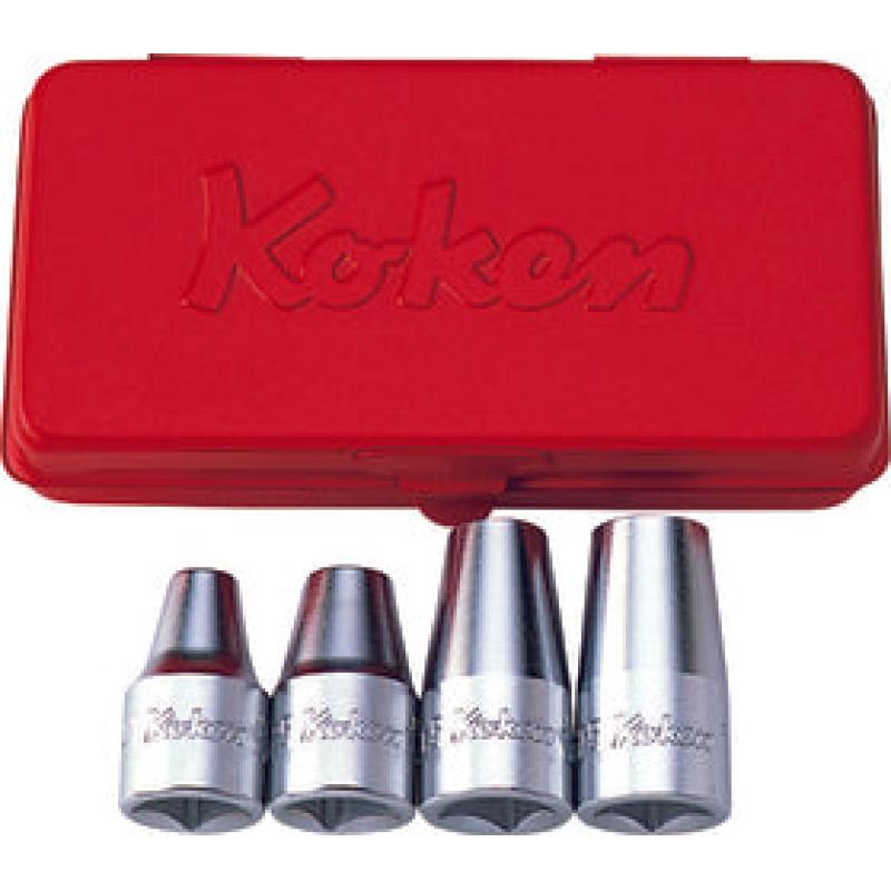 Ko-Ken 4203MF 1/2 Inch Sq. Dr. Stud Bolt Setter Set M6-M12 Fine Pitch ...
