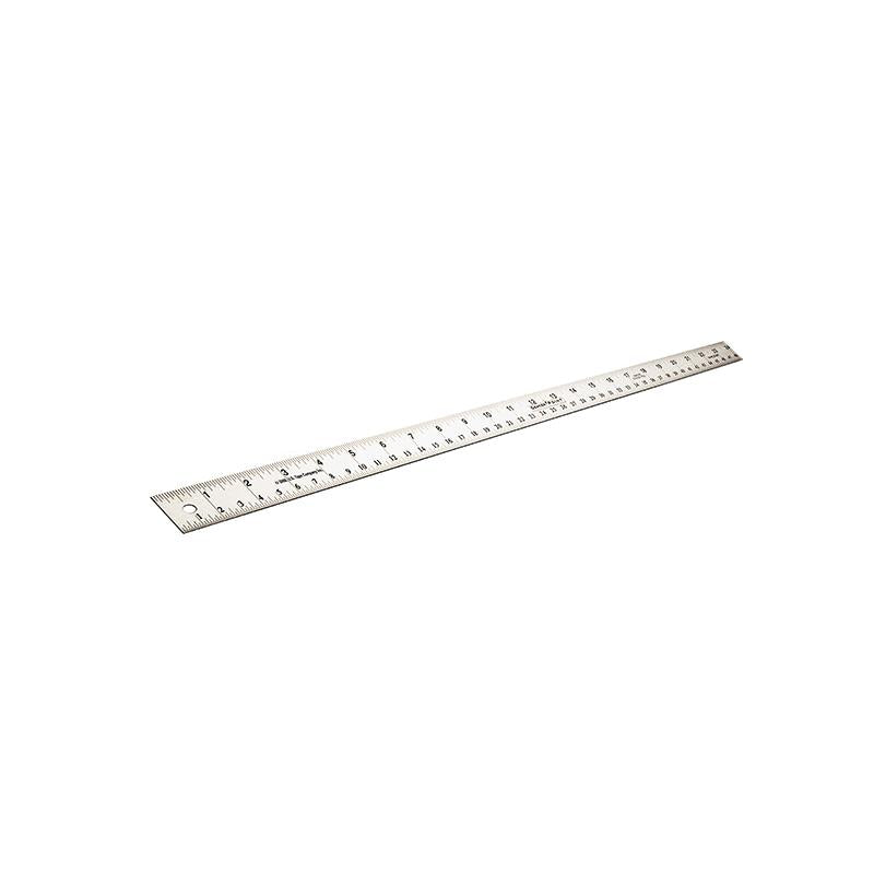 US Tape 50002 CenterPoint Ruler 1" x 24" SS ruler with CenterPoint mar ...
