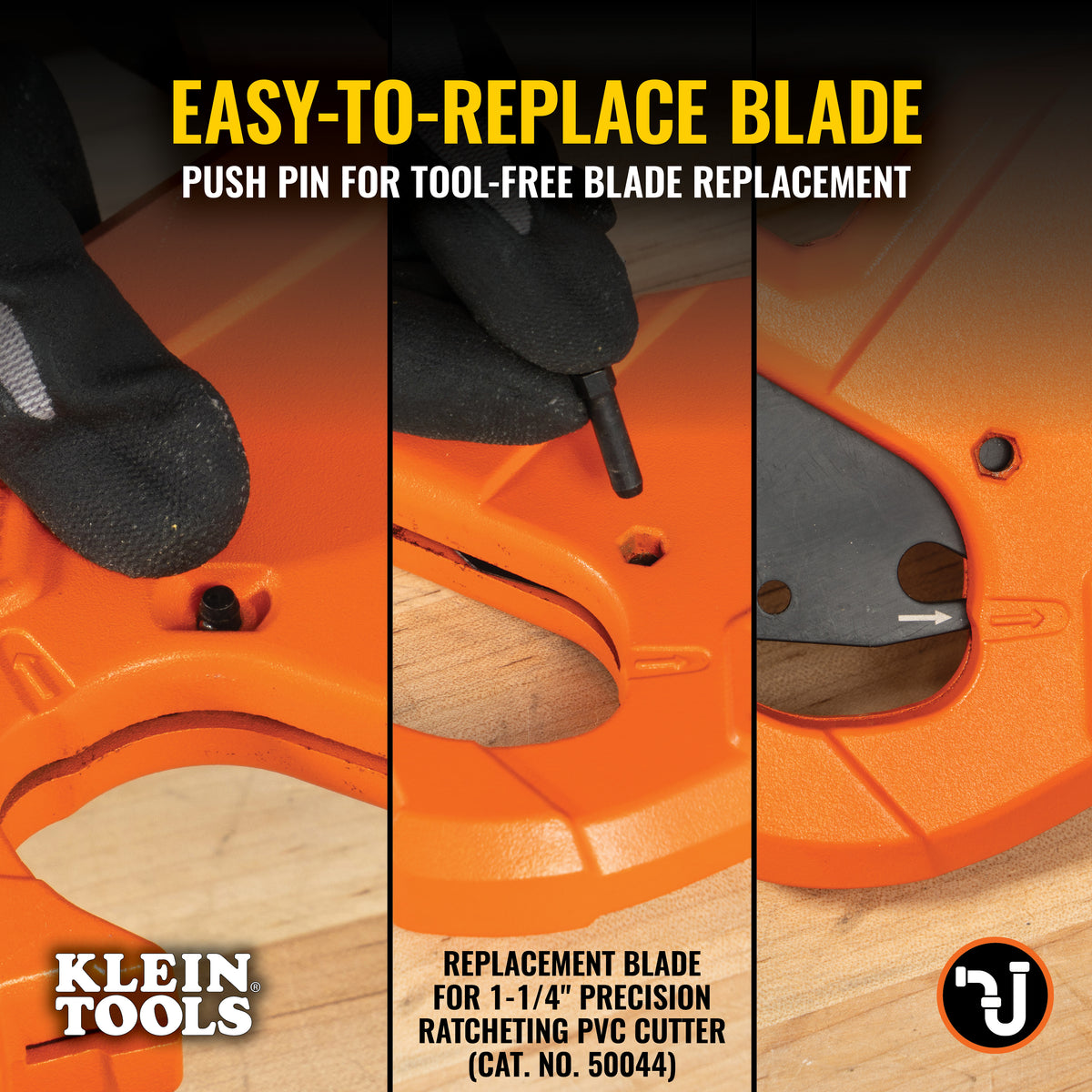 Klein Tools 50058 Replacement Blade for 1-1/4" Precision Ratcheting PV ...