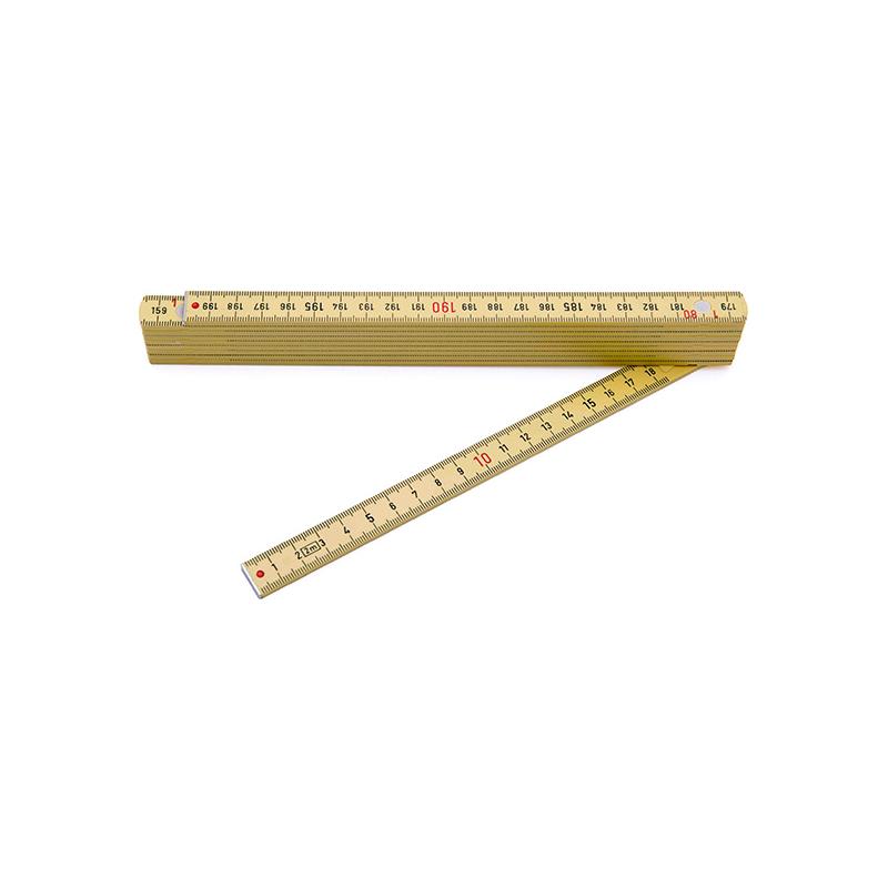 US Tape 55170 Rhino Fiberglass Folding Ruler 15mm x 2m Euro-type; mms ...