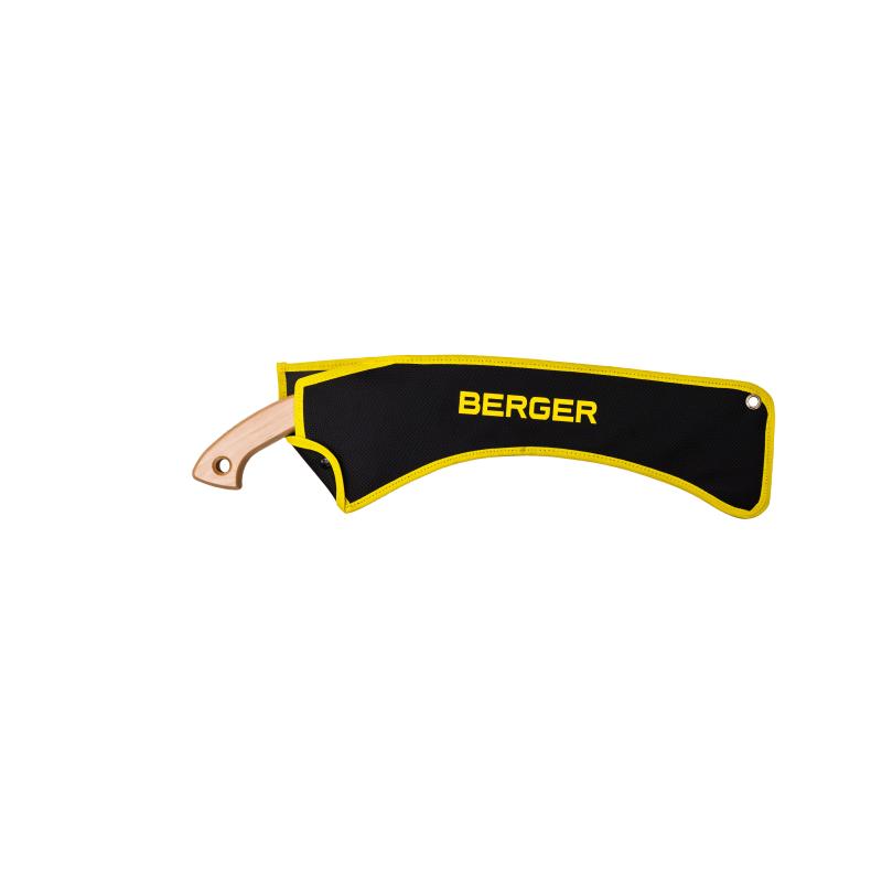 Berger Tools 61514 Curved Blade Pruning Saw with Sheath, Wood Handle ...