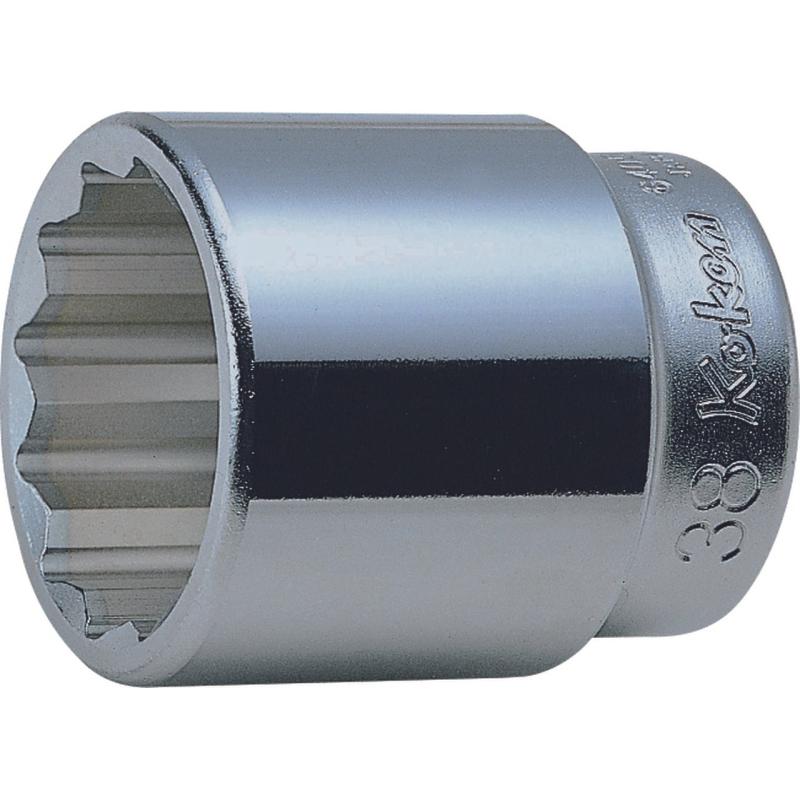 Ko-ken 6405M-52 Hex 3/4"Sq. Drive 12 Point Socket 52 mm L.72 mm – Haus ...