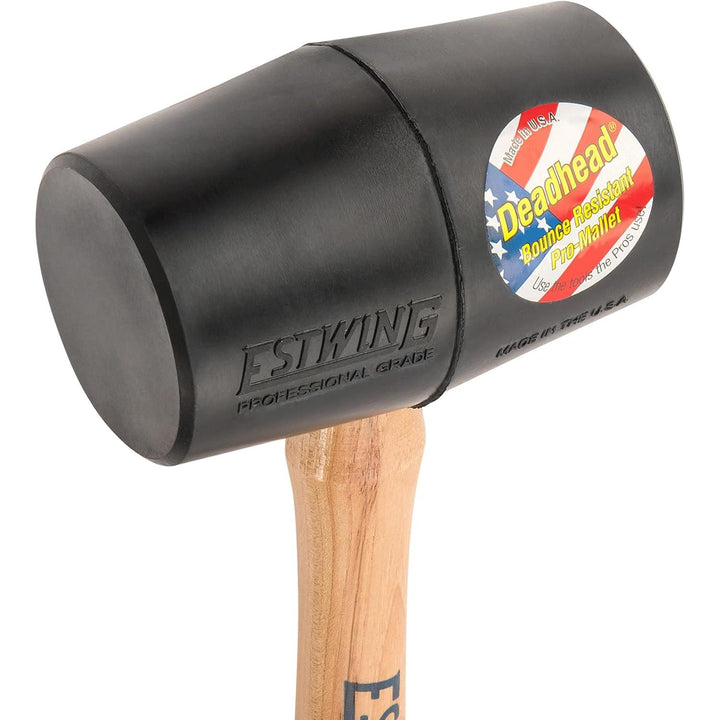 Estwing DH 18 Deadhead Rubber Mallet Wood Handle 18 Oz Haus of Tools