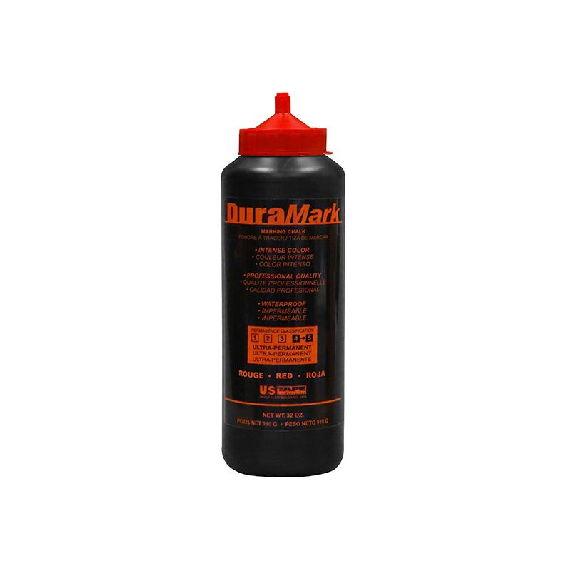 US Tape 78232 DuraMark Chalk 32 oz. Red Chalk - Permanent – Haus of Tools
