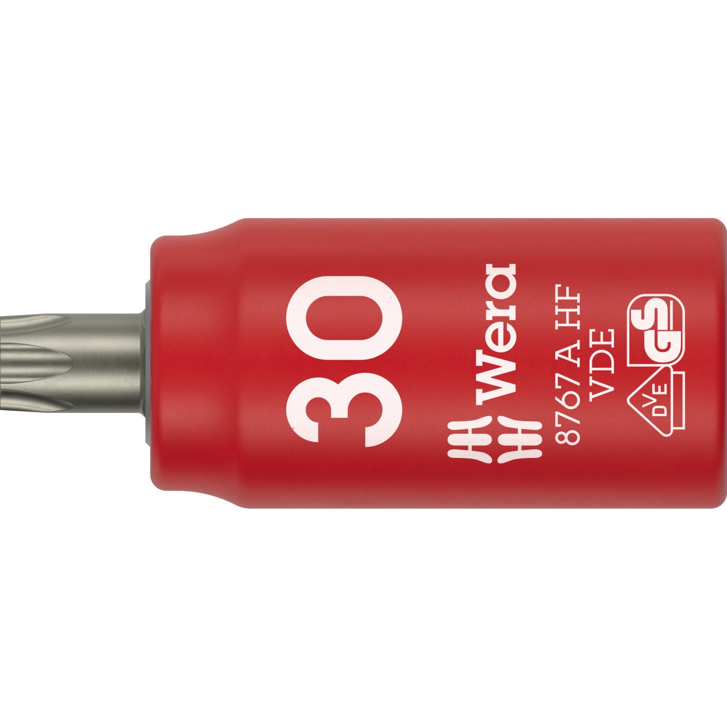 Wera 8767 A VDE HF TORX® Zyklop Bit socket, insulated, with 1/4" drive ...