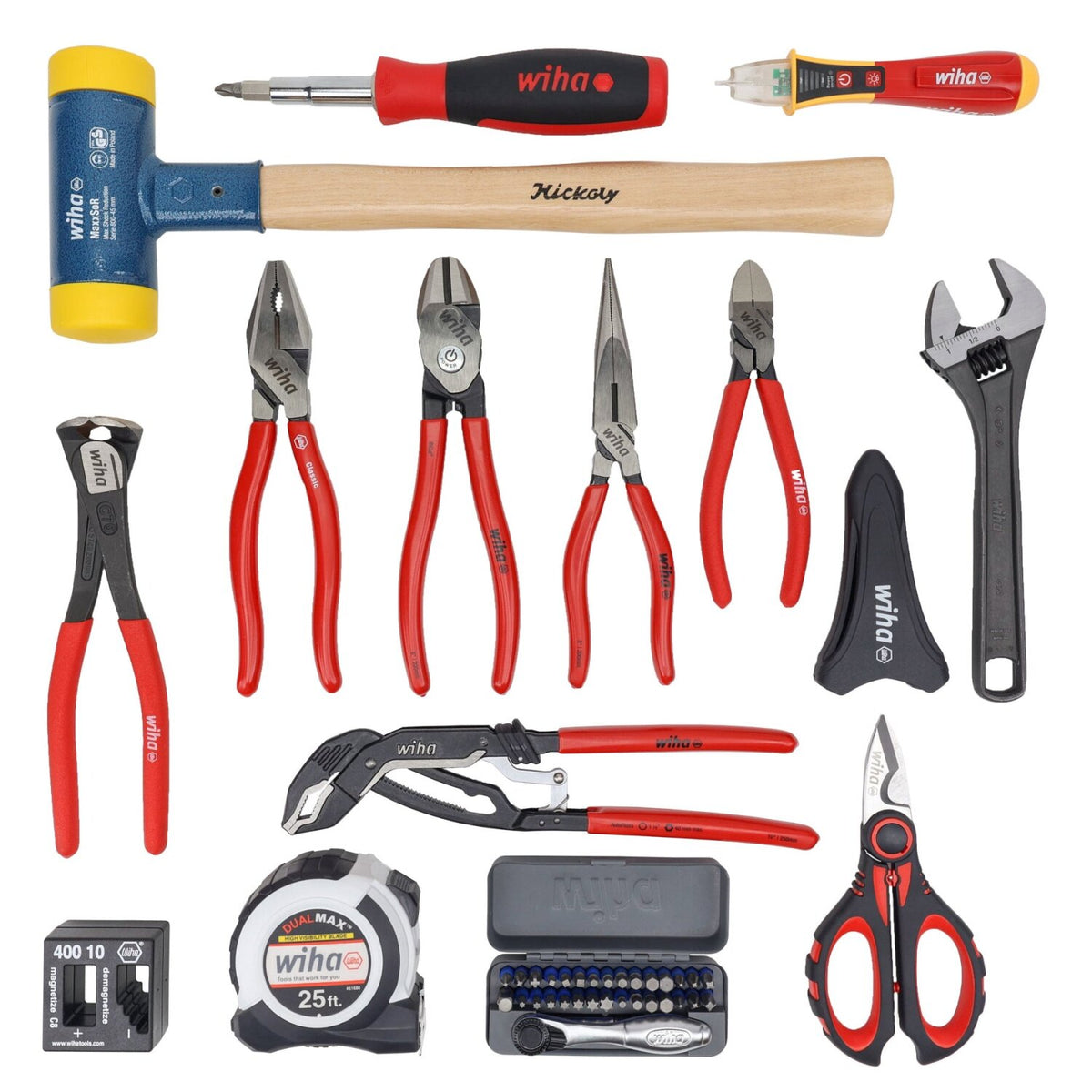 Wiha Tools 91873 Industrial MRO Tool Kit in Heavy Duty Backpack, 80 Pc ...