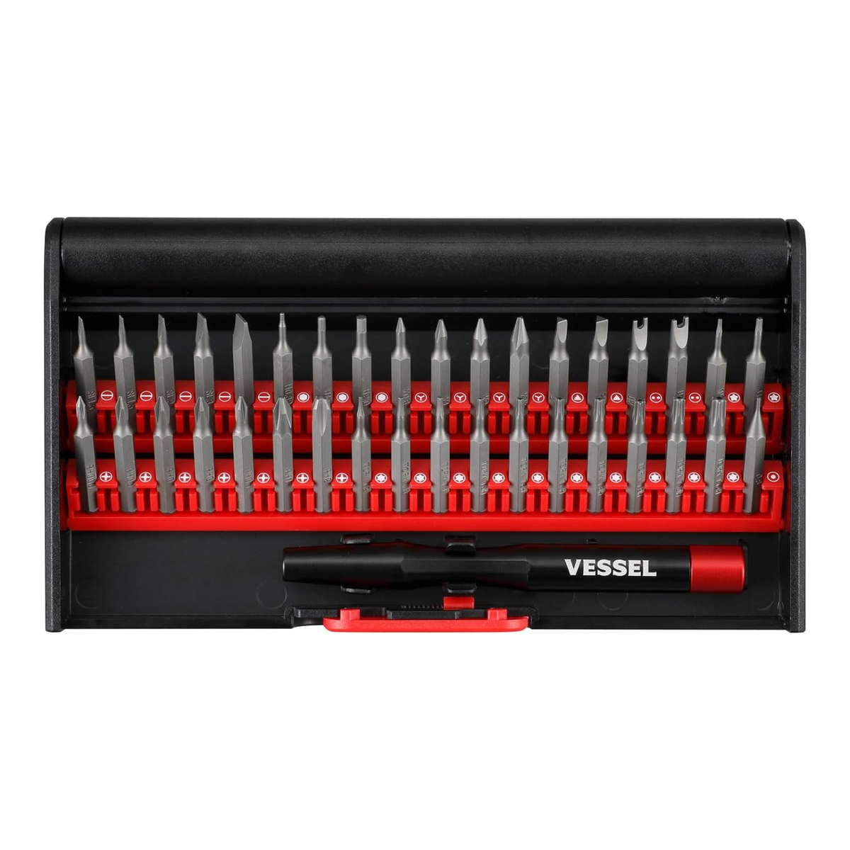 Vessel Tools 9836 Precision Screwdriver & Interchangeable Bit Set, 36 ...