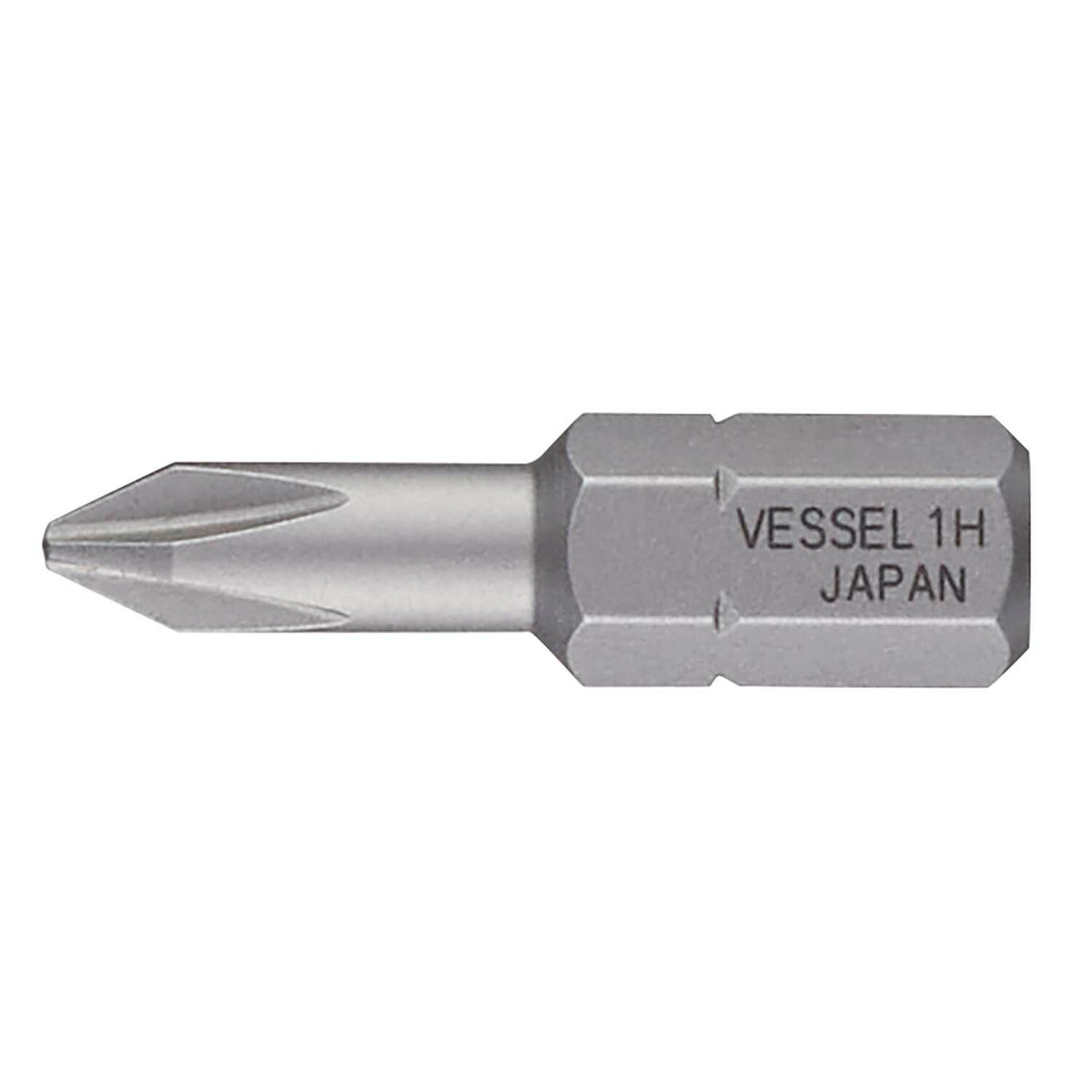 Vessel B33P145254HP1 Insert Bit 1/4" Hex, +1x4.5x25.4H – Haus of Tools