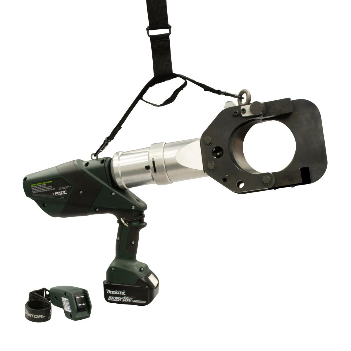 Greenlee ESG105LXR22 Gator Guillotine Remote Cable Cutter, 105 mm, 230 ...