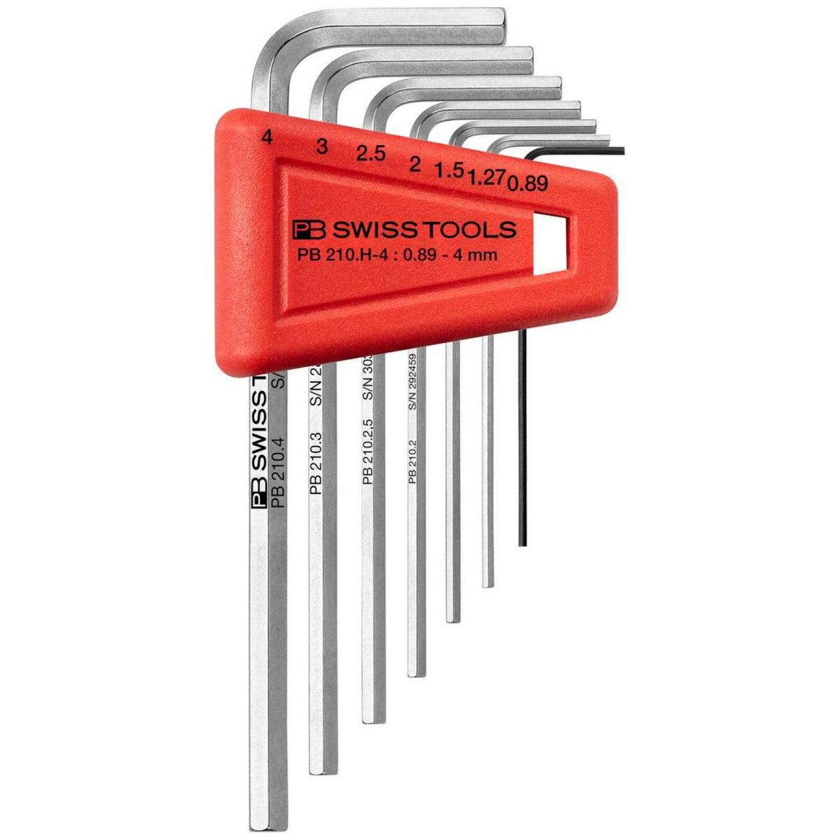 Pb Swiss Tools Pb 210h 4 Key L Wrenches Set In A Practical Plastic H Haus Of Tools