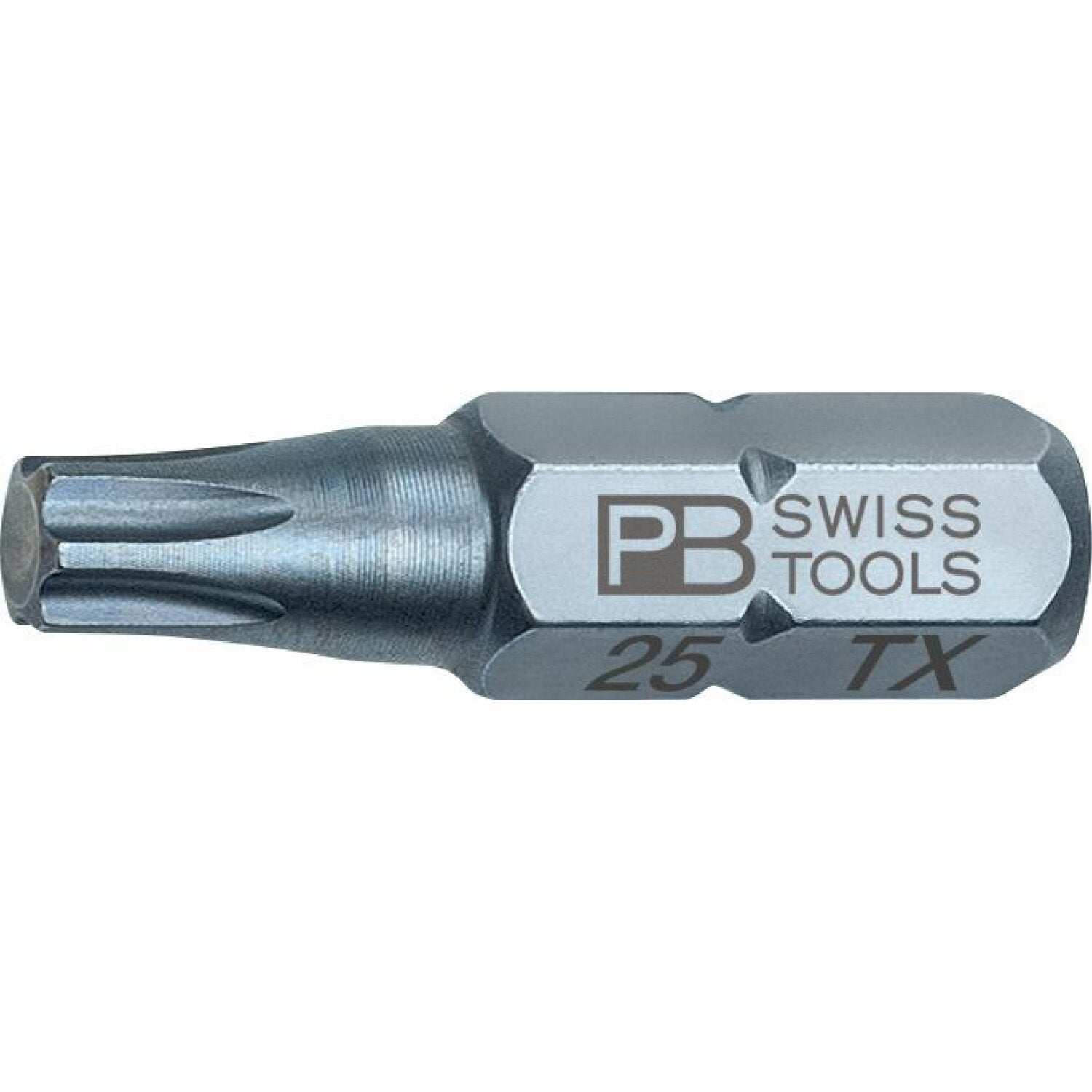 PB Swiss Tools PB C6.400/25 PrecisionBit, Design C6 1/4" Bits, TORX ...