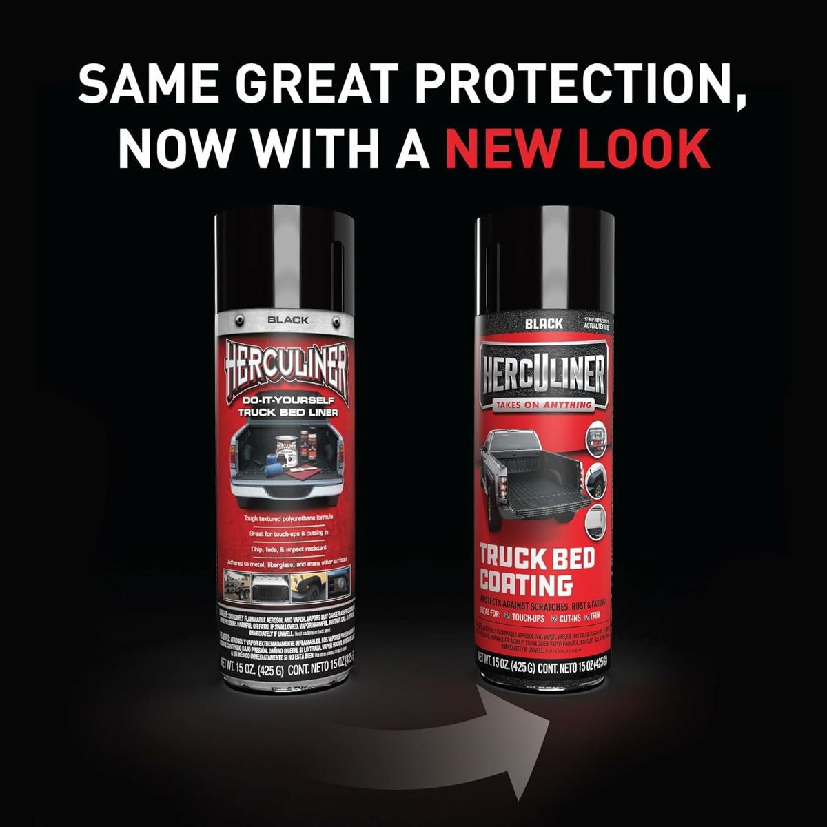 J-B Weld HALB15 Herculiner "Original" Truck Bed Liner, Aerosol 15 oz ...