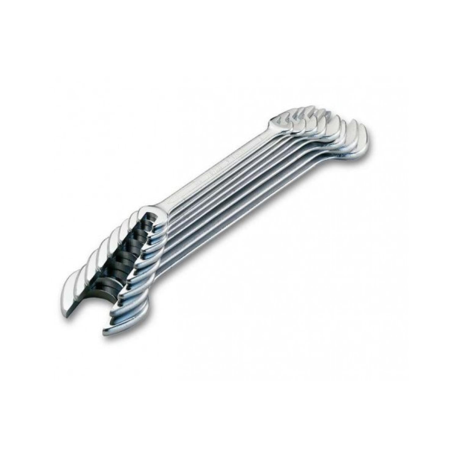 Heyco 00350942182 Double Ended Open Jaw Wrench Set, 8-19mm, 6 Pieces ...