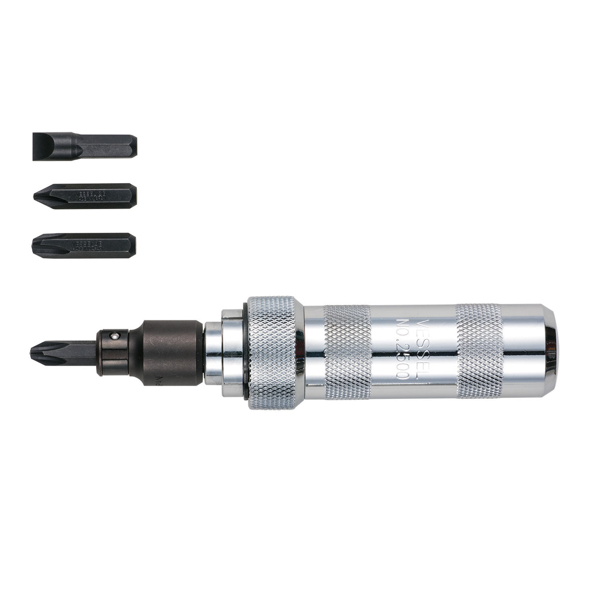 Vessel ID250001 Manual Impact Driver 5/16" Hex & 1/2" SQ Drive Set ...