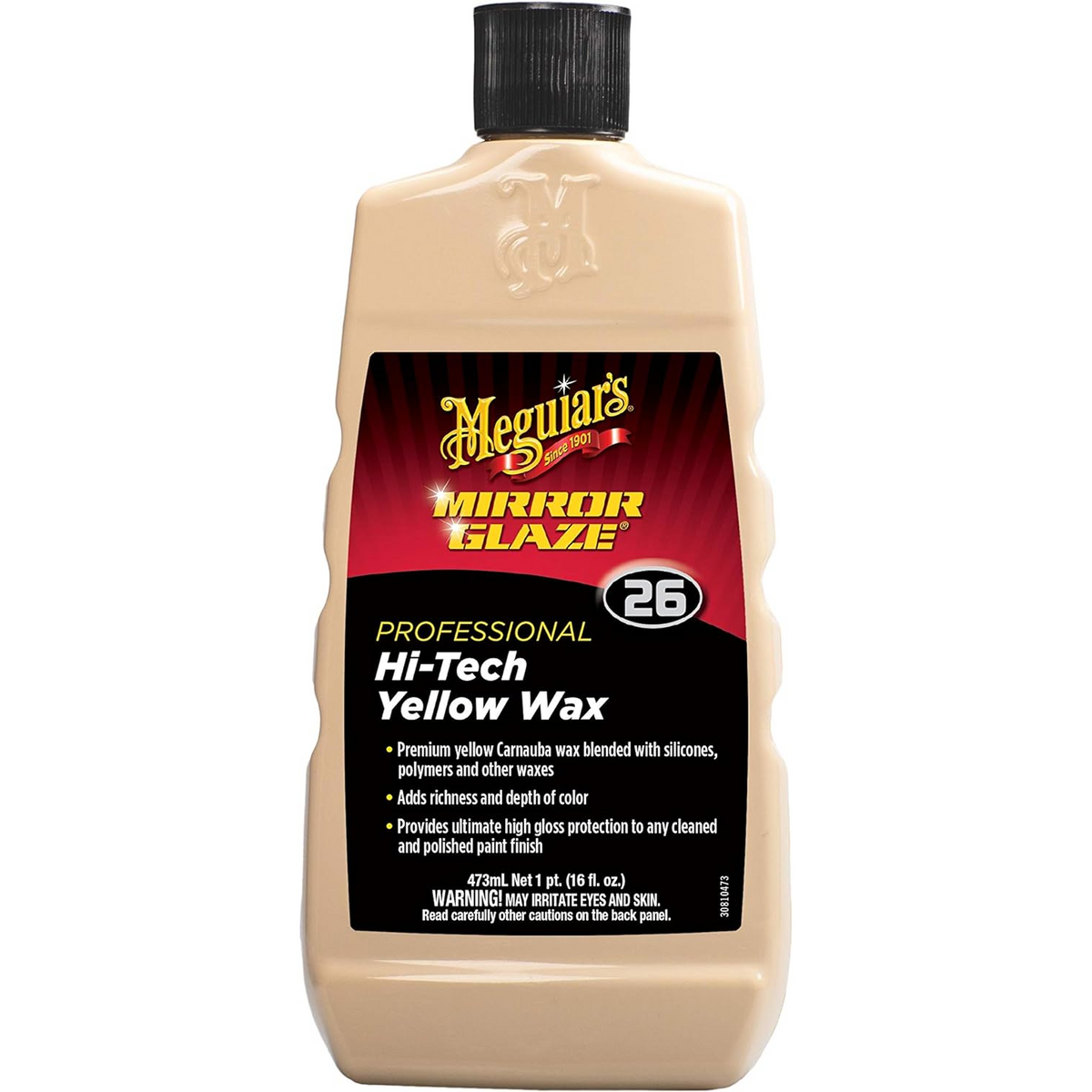 Meguiar's M2616 Mirror Glaze Hi-Tech Yellow Wax, 16 .oz, Liquid – Haus ...