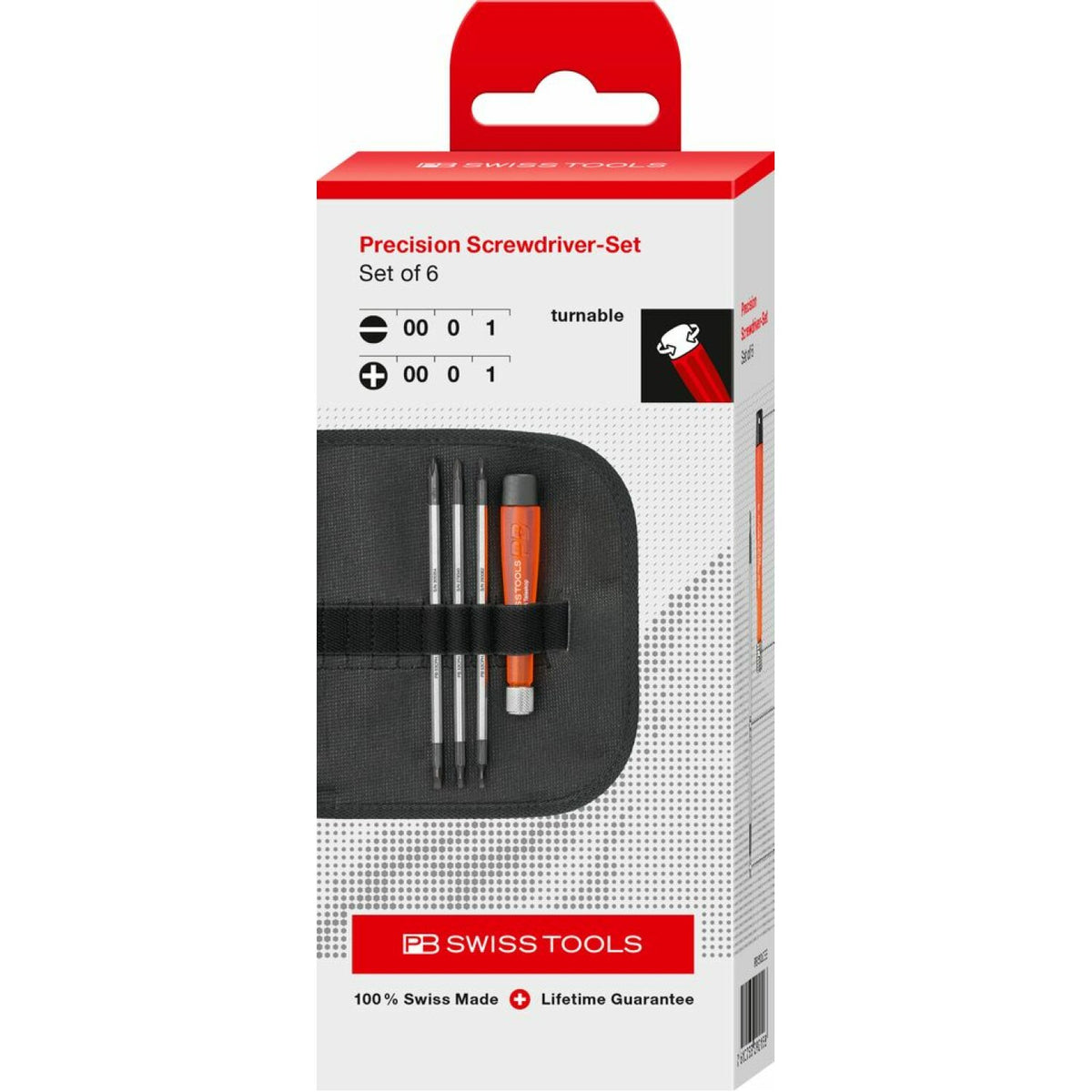 PB Swiss Tools PB 510.CBB Screwdrivers Set With Duplex Blades In A Rol ...