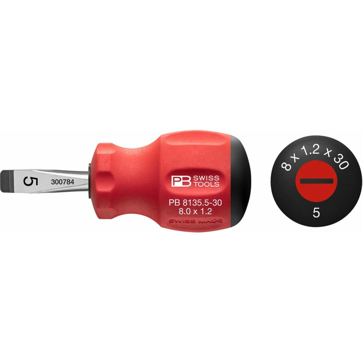PB Swiss Tools PB 8135.5-30 Swiss Grip Stubby Screwdrivers 4.5 mm ...
