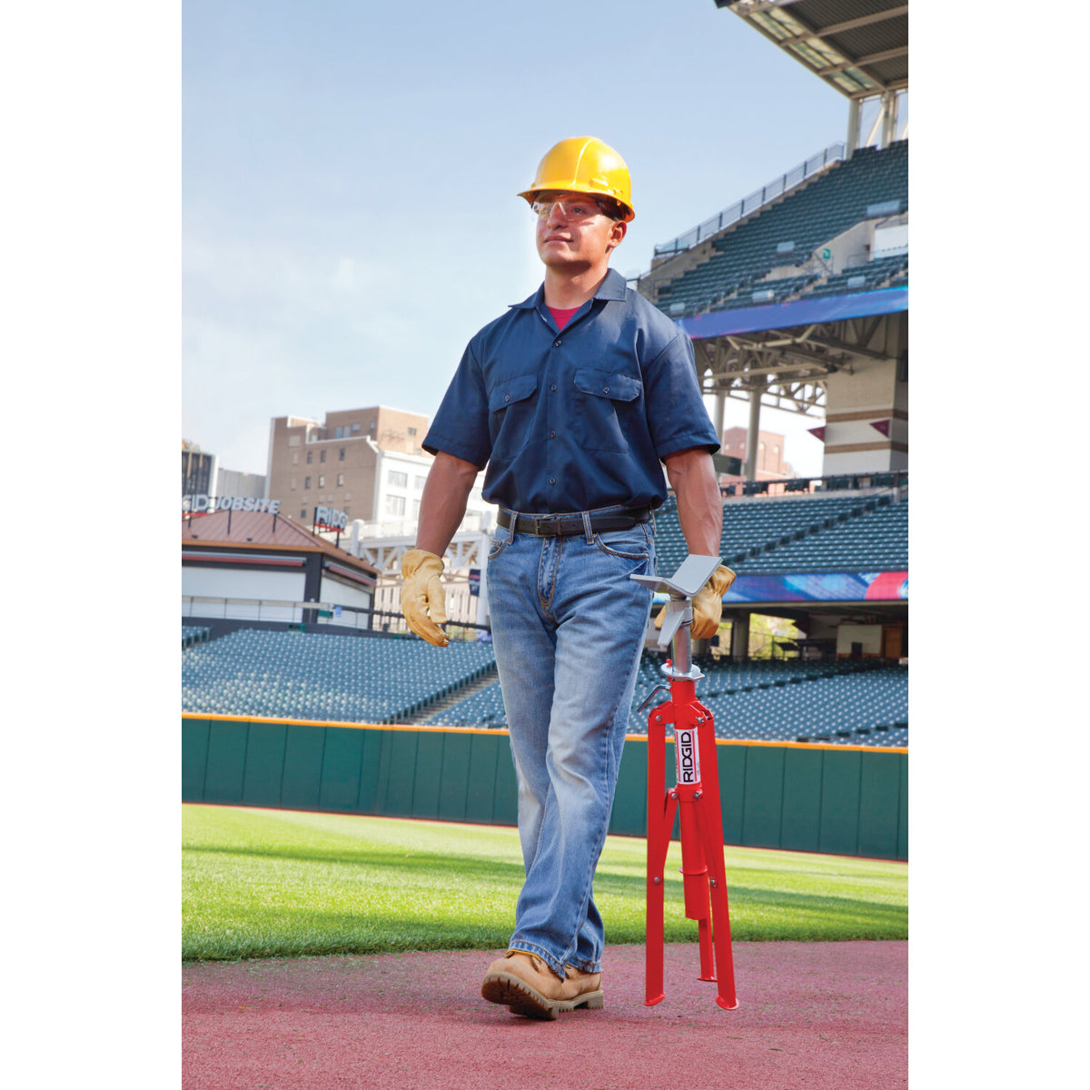 Ridgid 22168 VF-99 28" - 52" V-Head High Pipe Stand – Haus of Tools