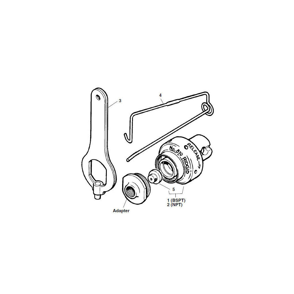 Ridgid 51075 1 1/2'' NPT Adapter – Haus of Tools