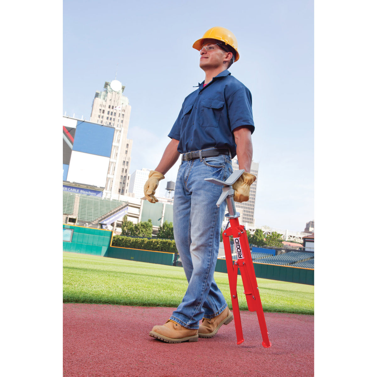 Ridgid 56662 VJ-99 28" - 52" V-Head High Pipe Stand – Haus of Tools