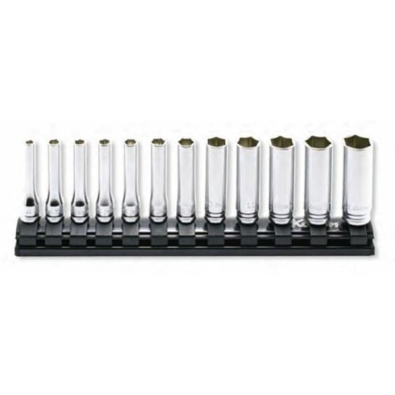 Ko-ken RS2300MZ/12 Hex 1/4"Sq. Dr. 6 Point Z-series Socket set 4-14 mm ...