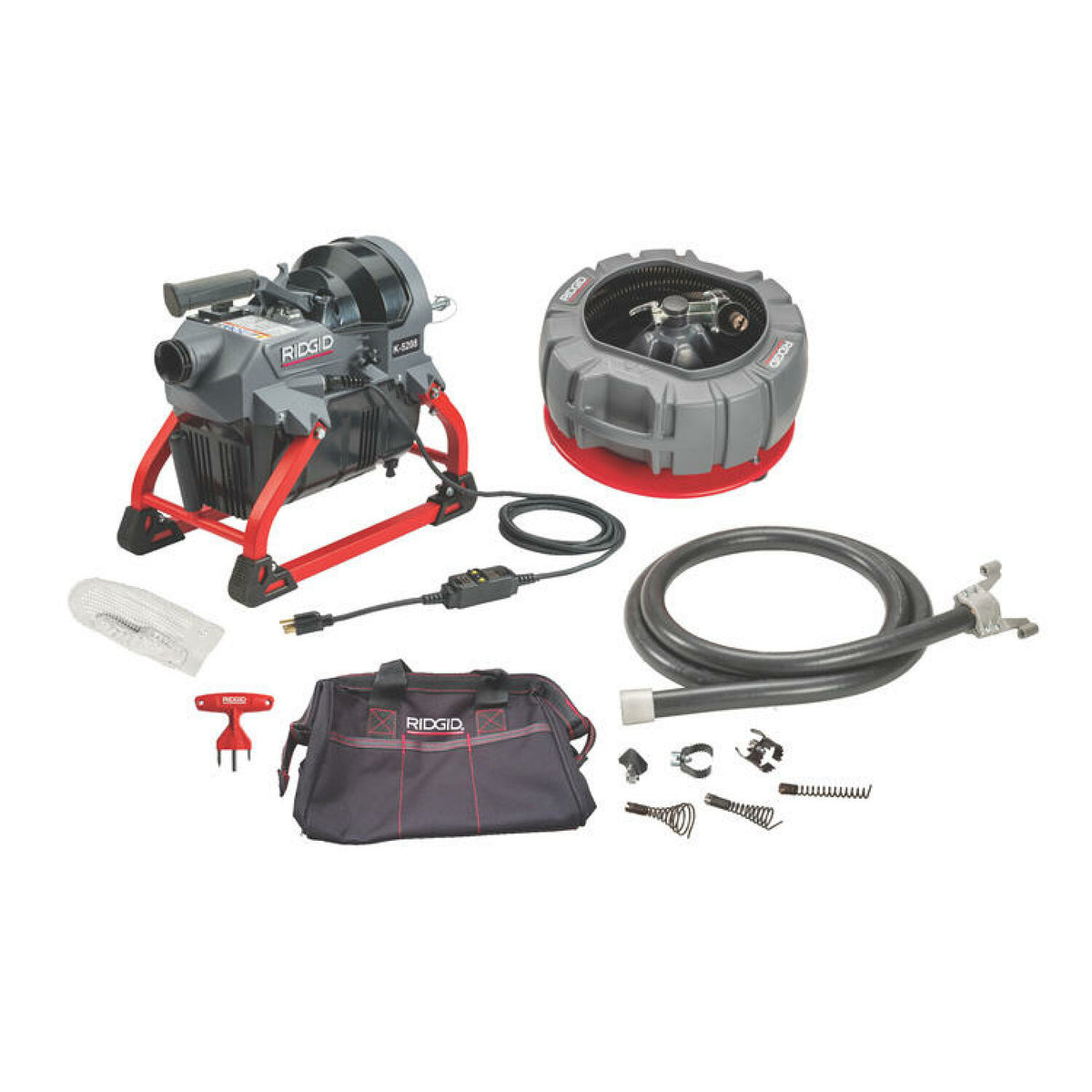 Ridgid 64073 Drain Cleaner Machine with C-11 Cables, Sectional Cable C ...
