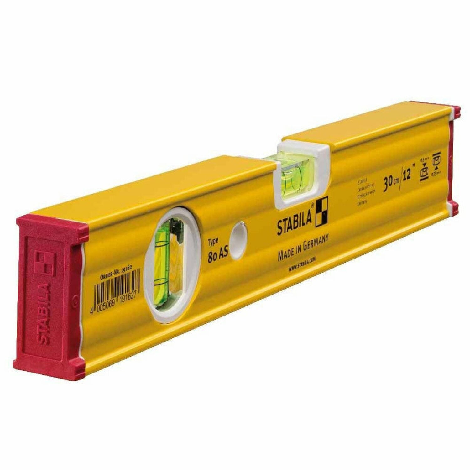 Stabila 29012 Type 80 AS level 12 Inch – Haus of Tools