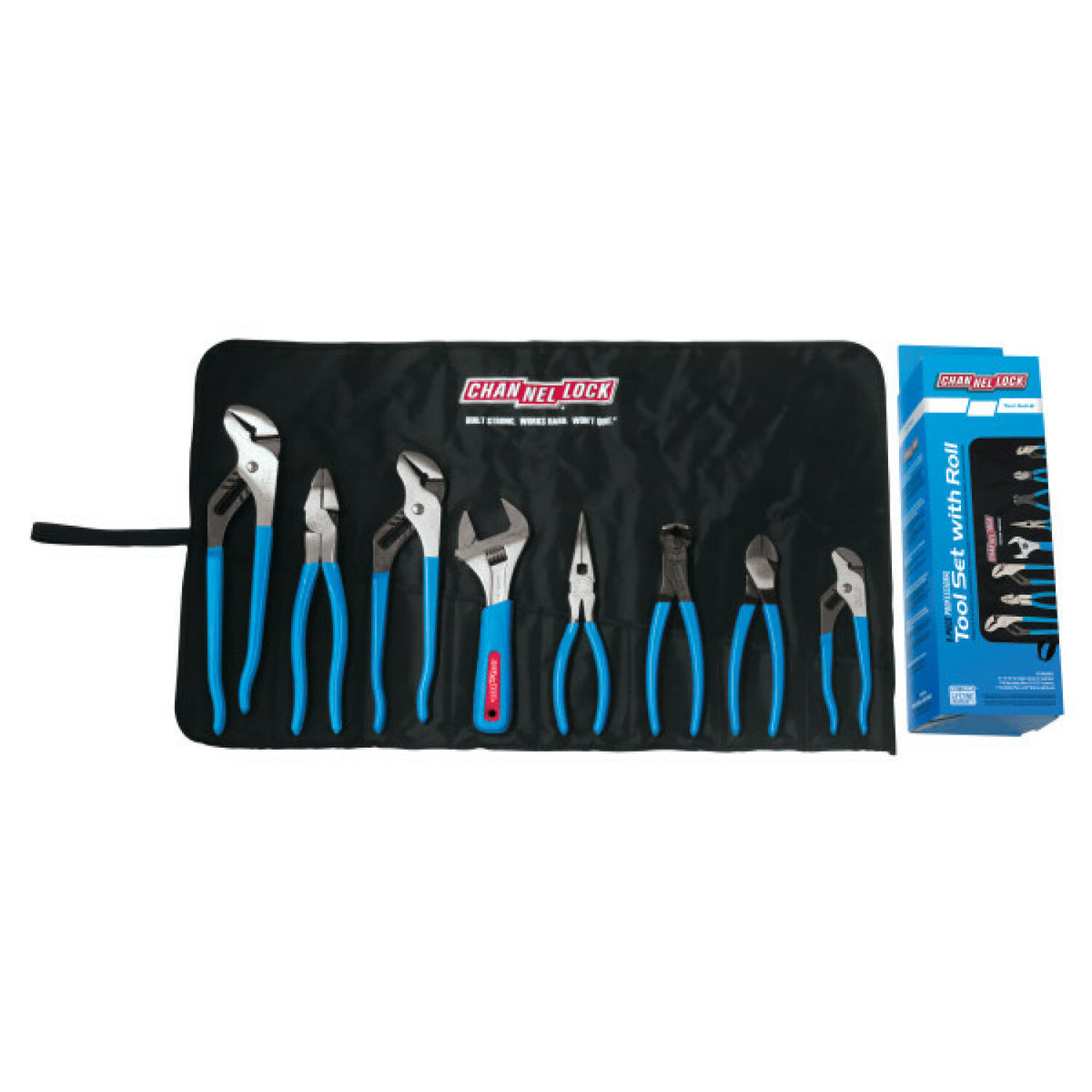 Channellock TOOL ROLL-8 8-Piece Professional Tool Set with Tool Roll ...