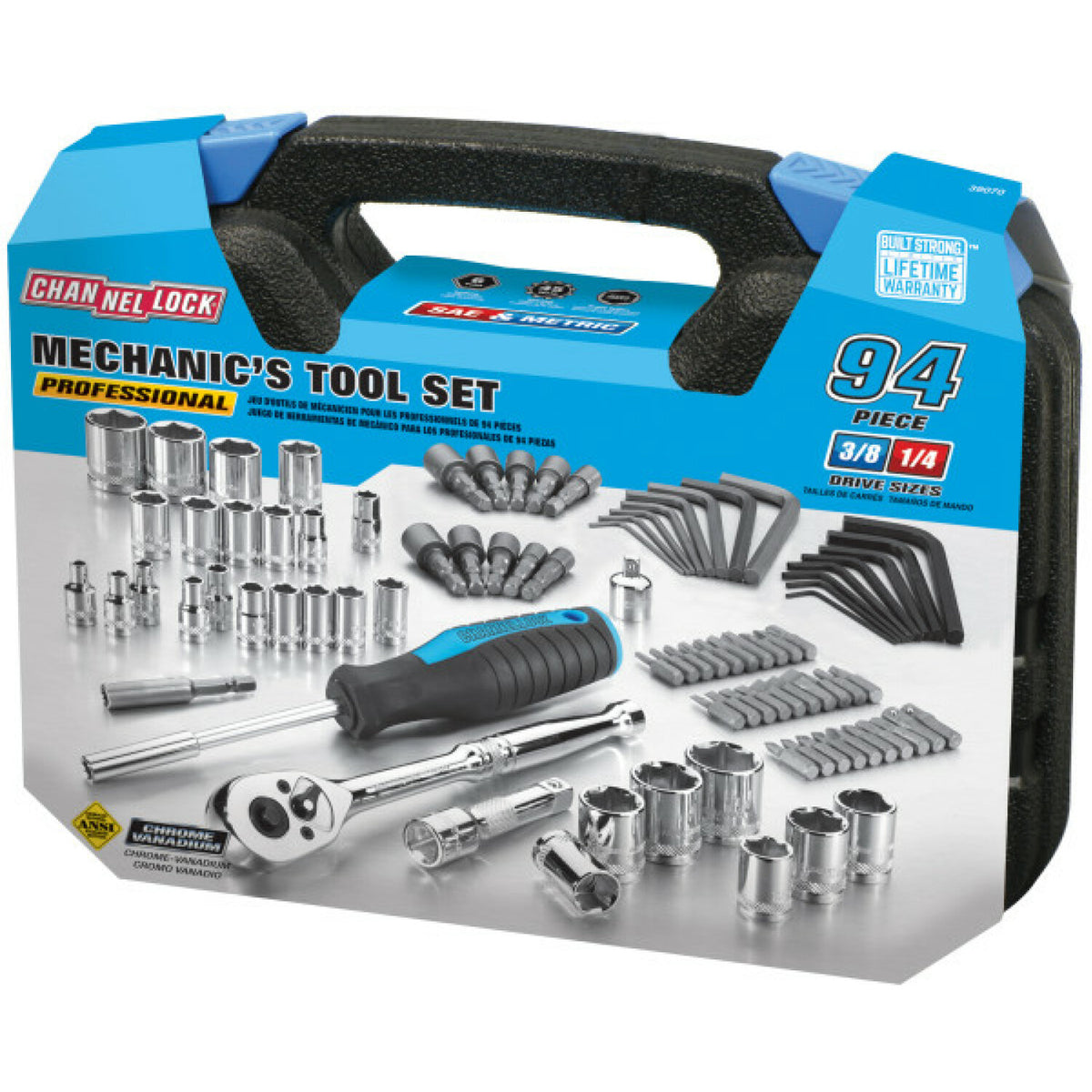 Channellock 39070 94 pc Mechanic's Tool Set – Haus of Tools