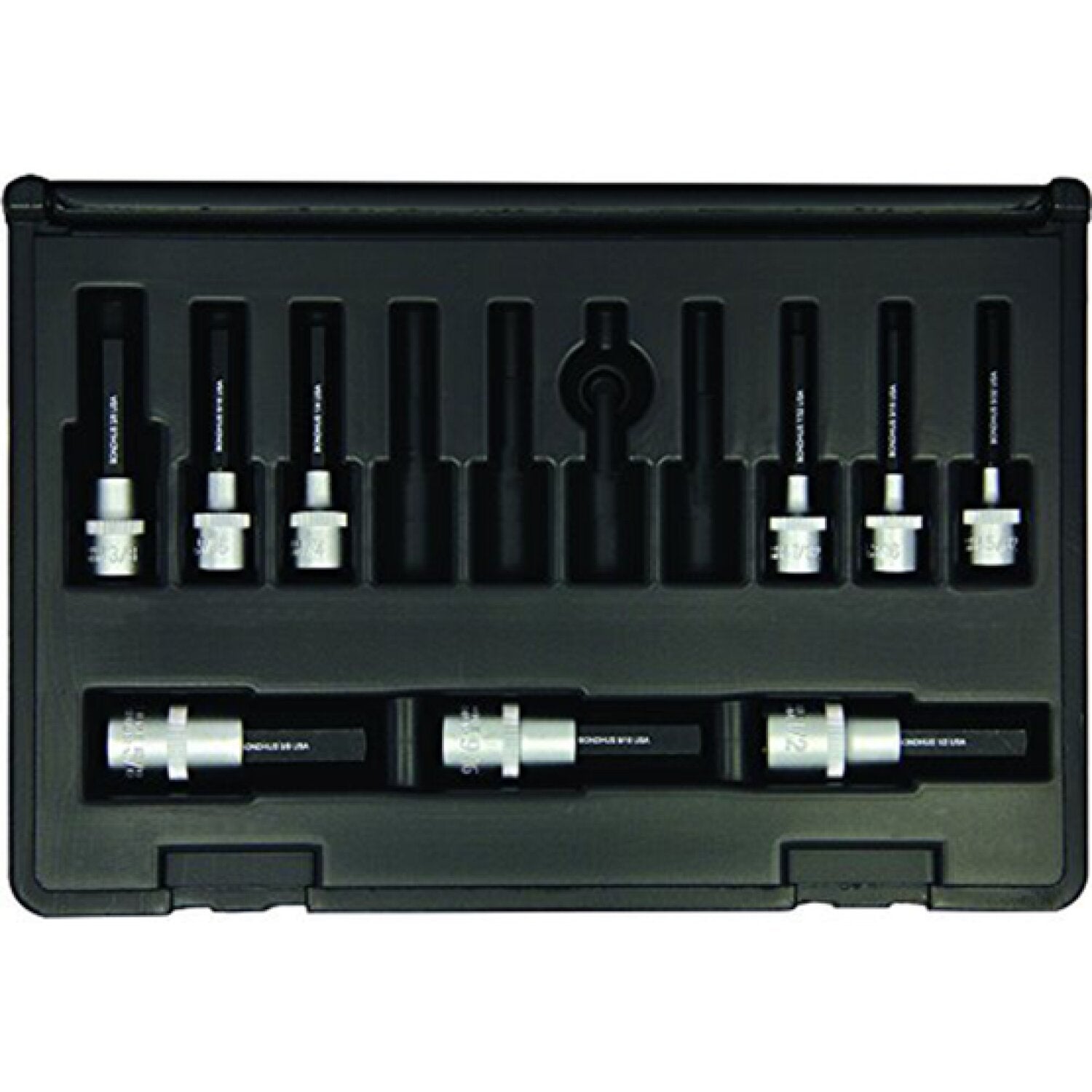 Bondhus 30299 Set 9 ProHold Hex Bits 5/32-5/8 Inch Sockets 2 Inch ...