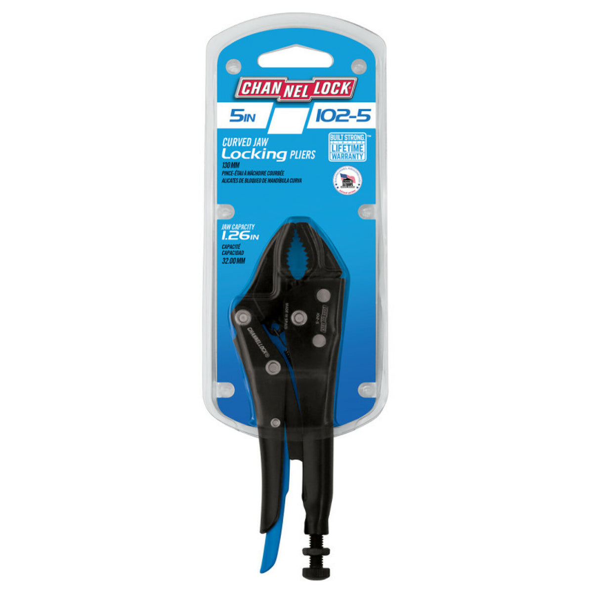 Channellock 102-5 5-inch Curved Jaw Locking Pliers w/ Cutter – Haus of ...