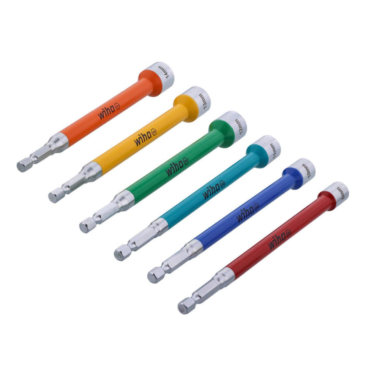 Wiha 70487 6 Piece Color Coded Magnetic Nut Setter Metric Set – Haus of ...