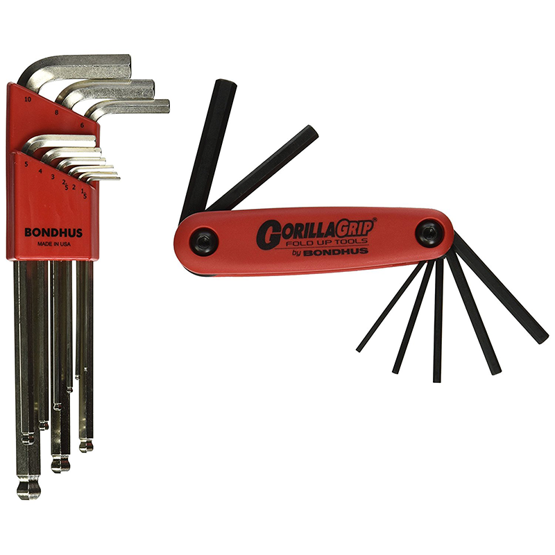 Bondhus 14170 BriteGuard Ball End Double Pack, 16999 & 12587, 16 Pc ...