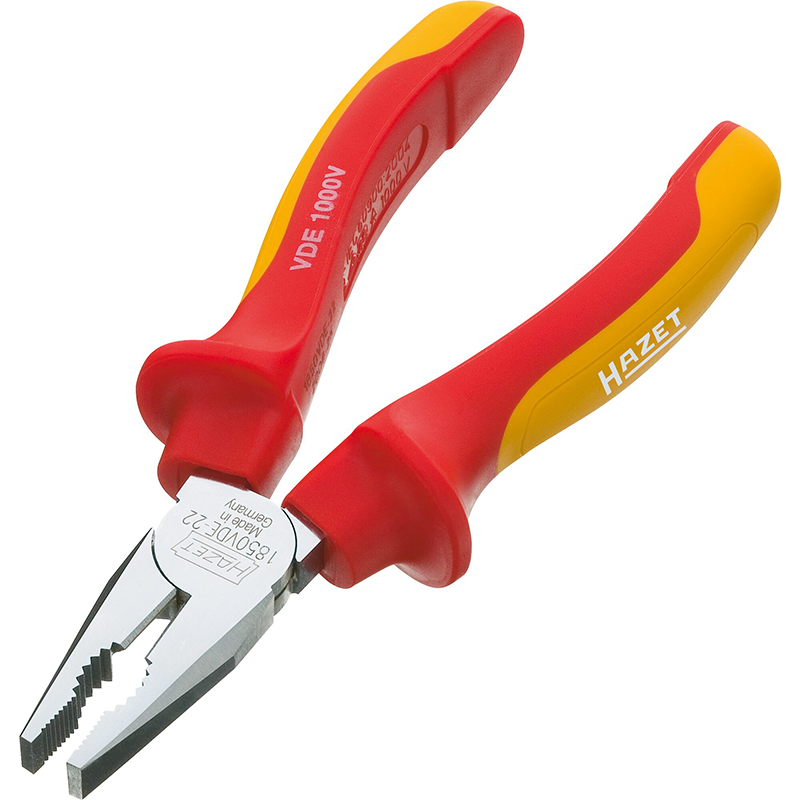 Hazet 1850VDE-44 Combination Pliers with Protective Insulation, 200mm ...