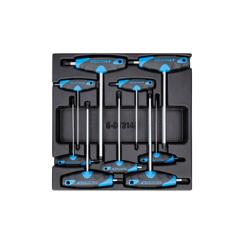 Gedore 1543474 Hexagon socket key set in 2/3 ES tool module – Haus of Tools