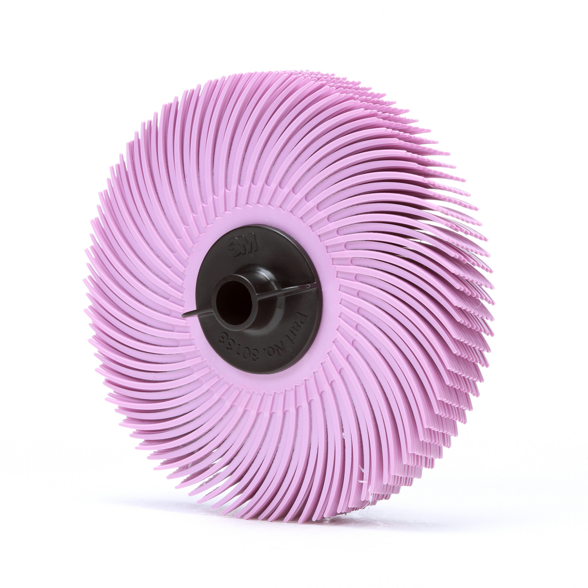 Scotch-Brite Radial Bristle Disc, 3 in x 3/8 in Pumice, 40/Carton ...