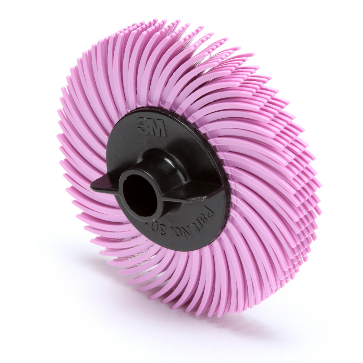 Scotch-Brite Radial Bristle Disc, RB-ZB, 6 Mic, 2 in x 3/8 in, Thin Br ...