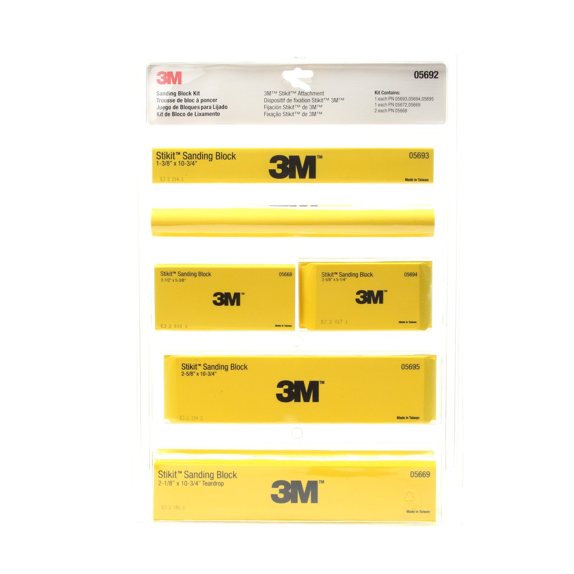3M Stikit Sanding Block Kit, 05692 – Haus of Tools