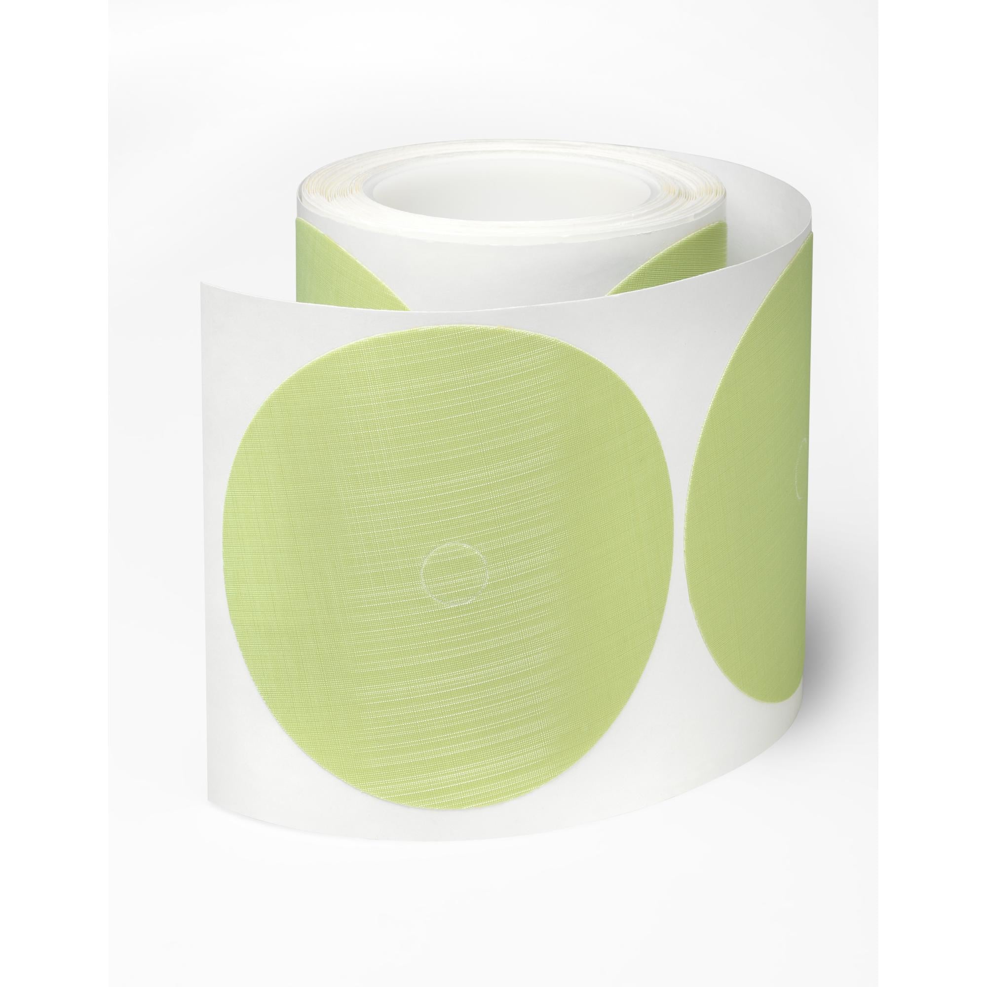 3M Trizact PSA Film Disc Roll 268XA, A35 3MIL, Green, 5 in x 5/8 in, D ...