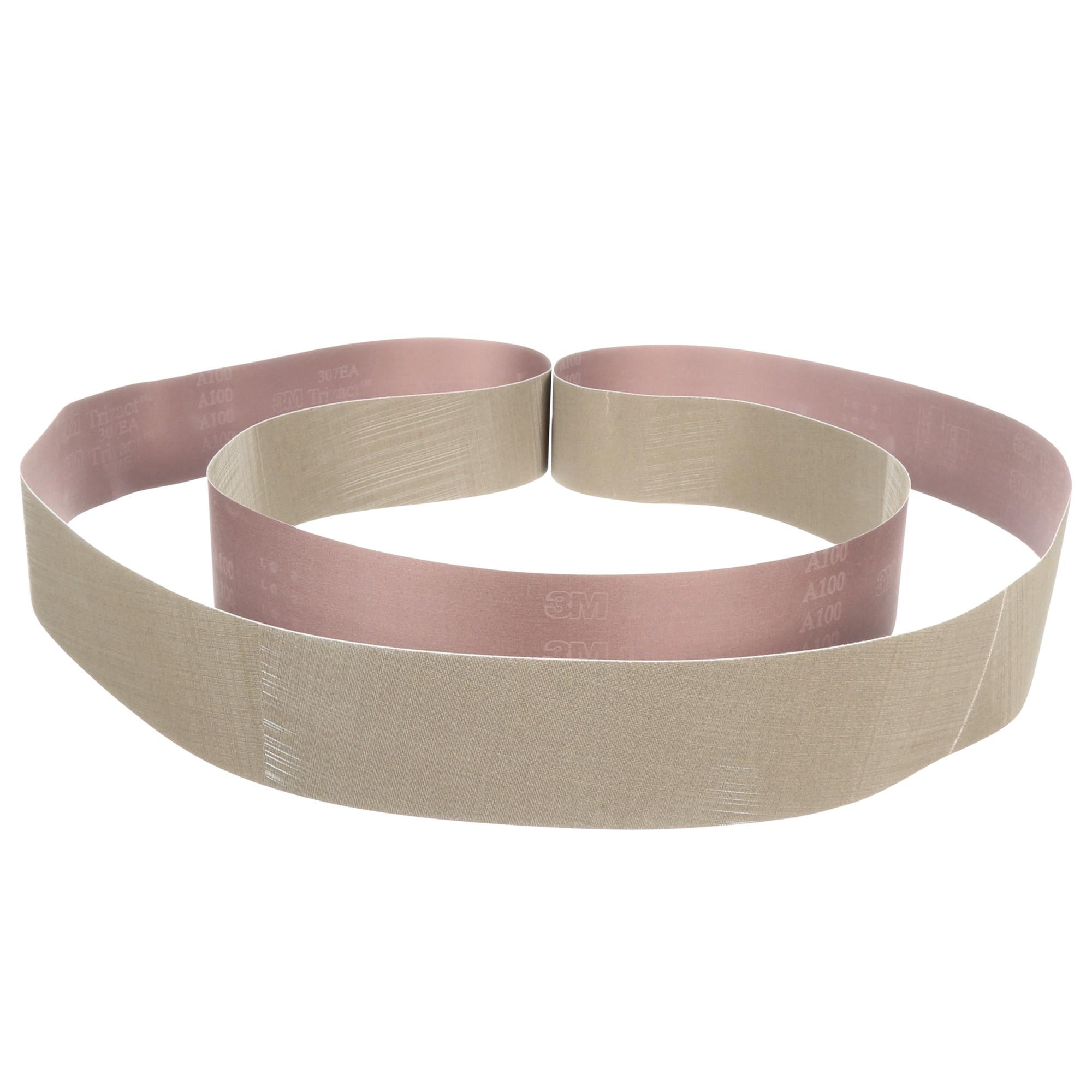 3M Trizact Cloth Belt 307EA, A80 JE-weight, 3 in x 118 in, Film-lok, F ...