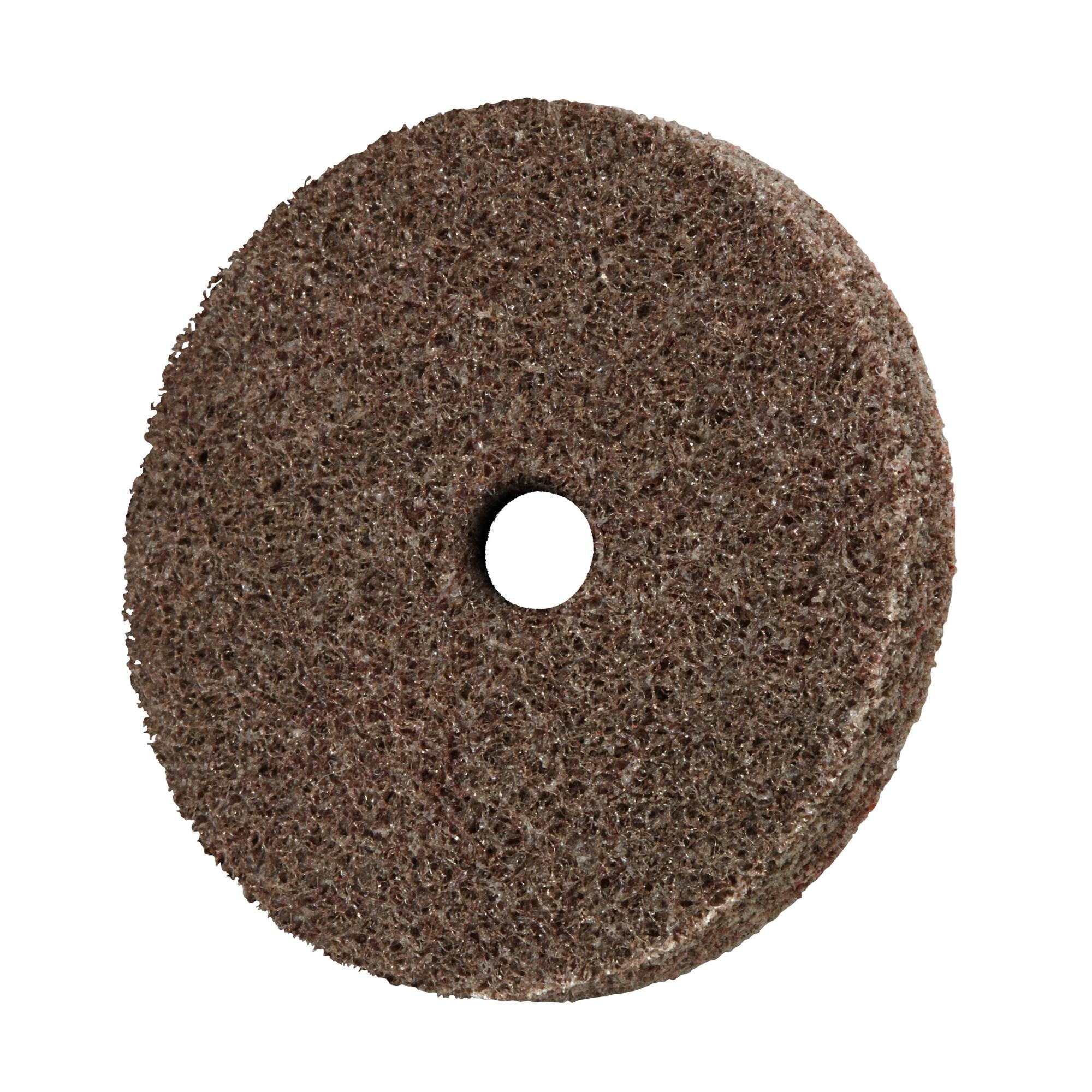 Scotch-Brite EXL Unitized Wheel, XL-UW, 6A Fine, 6 in x 1/4 in x 1/2 i ...