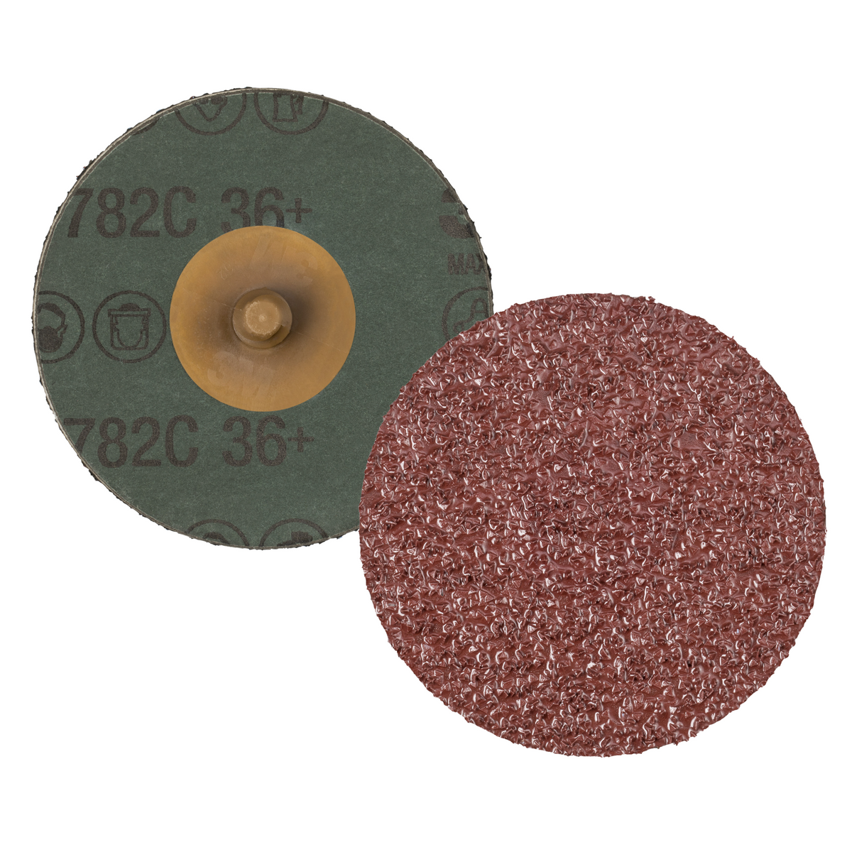 3M Roloc Fibre Disc 782C, 36+, TR, 4 in, Die R400BB, 25/Carton – Haus ...
