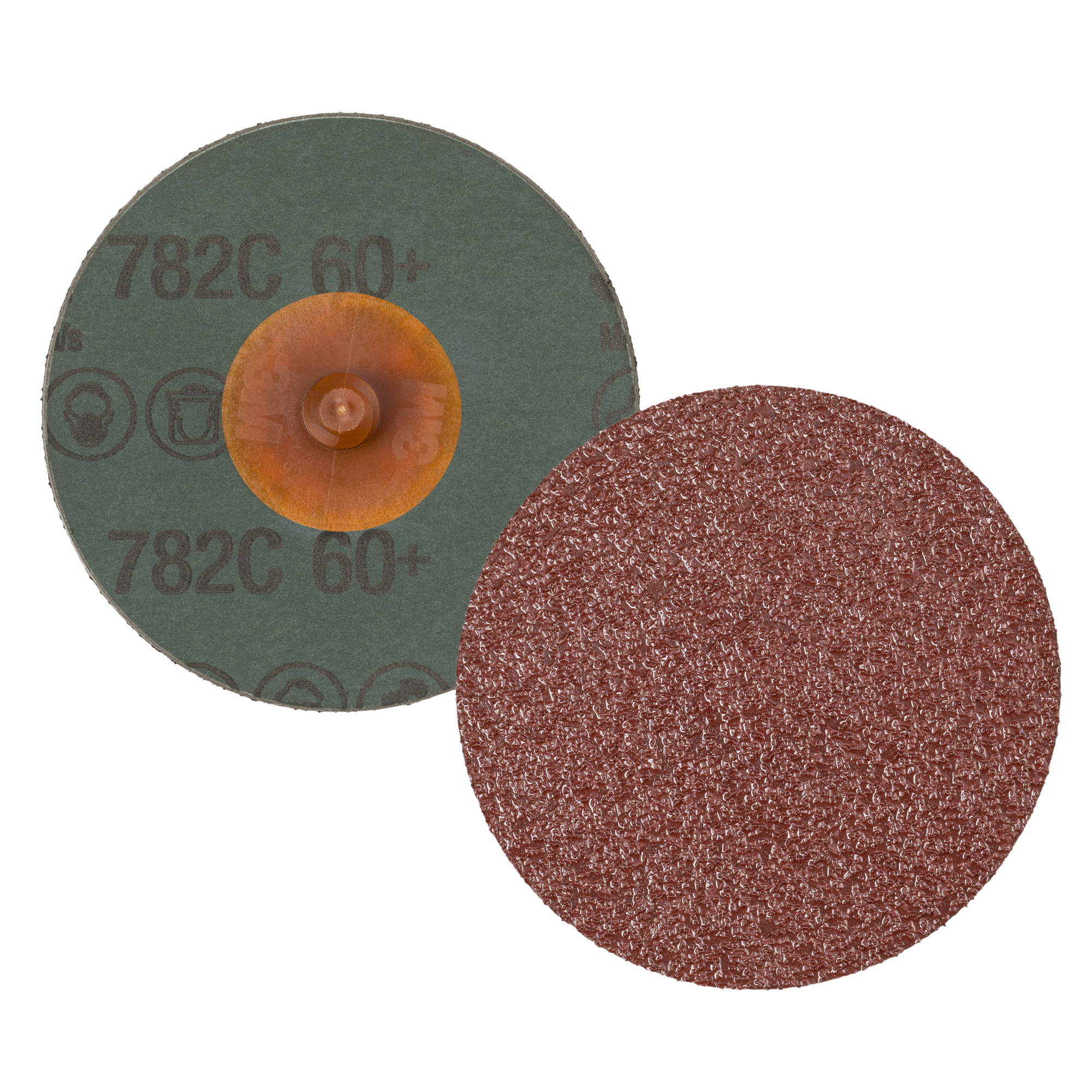 3M Roloc Fibre Disc 782C, 60+, TR, 4 in, Die R400BB, 25/Carton – Haus ...