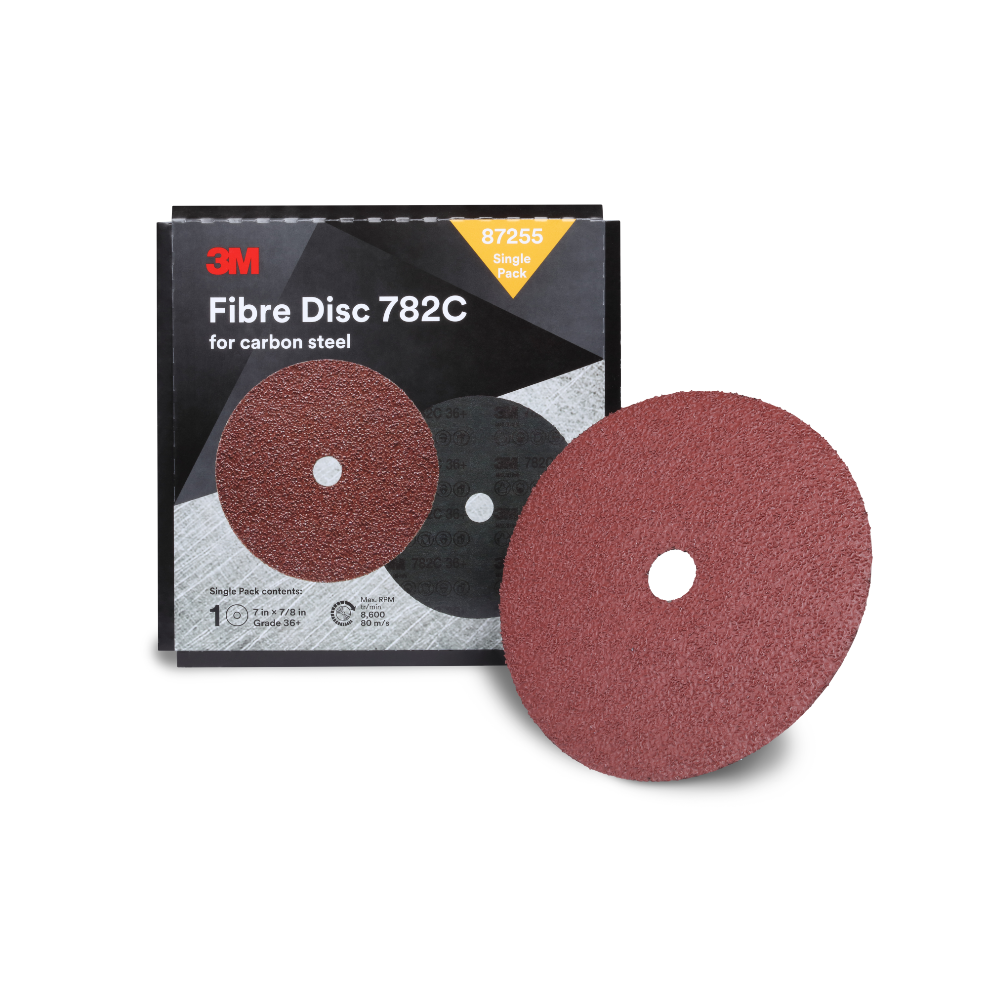 3M Fibre Disc 782C, 7 in x 7/8 in, 36+, Trial Pack – Haus of Tools