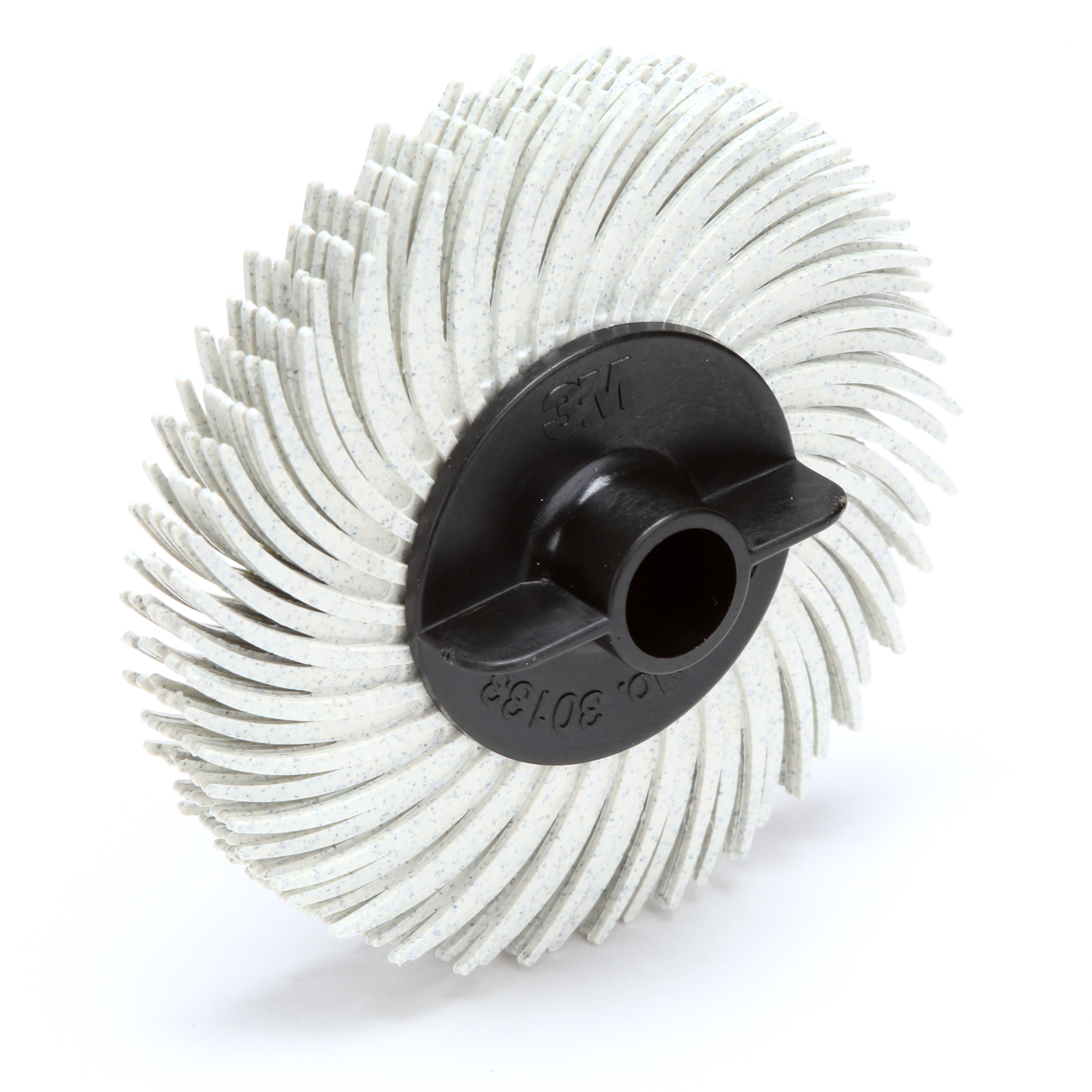 Scotch-Brite Radial Bristle Disc, RB-ZB, 120, 2 in x 3/8 in, Thin Bris ...
