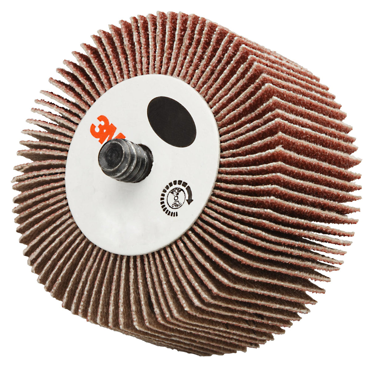 3M Flap Wheel 244D, 80 X-weight, Type 83, 1-1/2 in x 1/2 in x 1/4 in ...