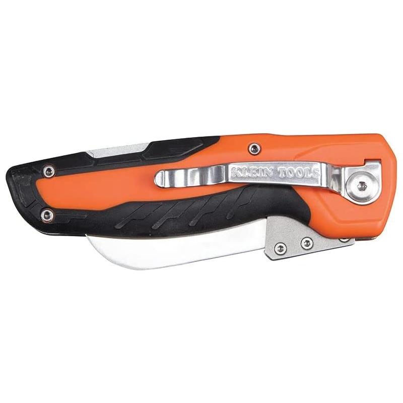 Klein Tools 44218 Cable Skinning Utility Knife w/Replaceable Blade ...